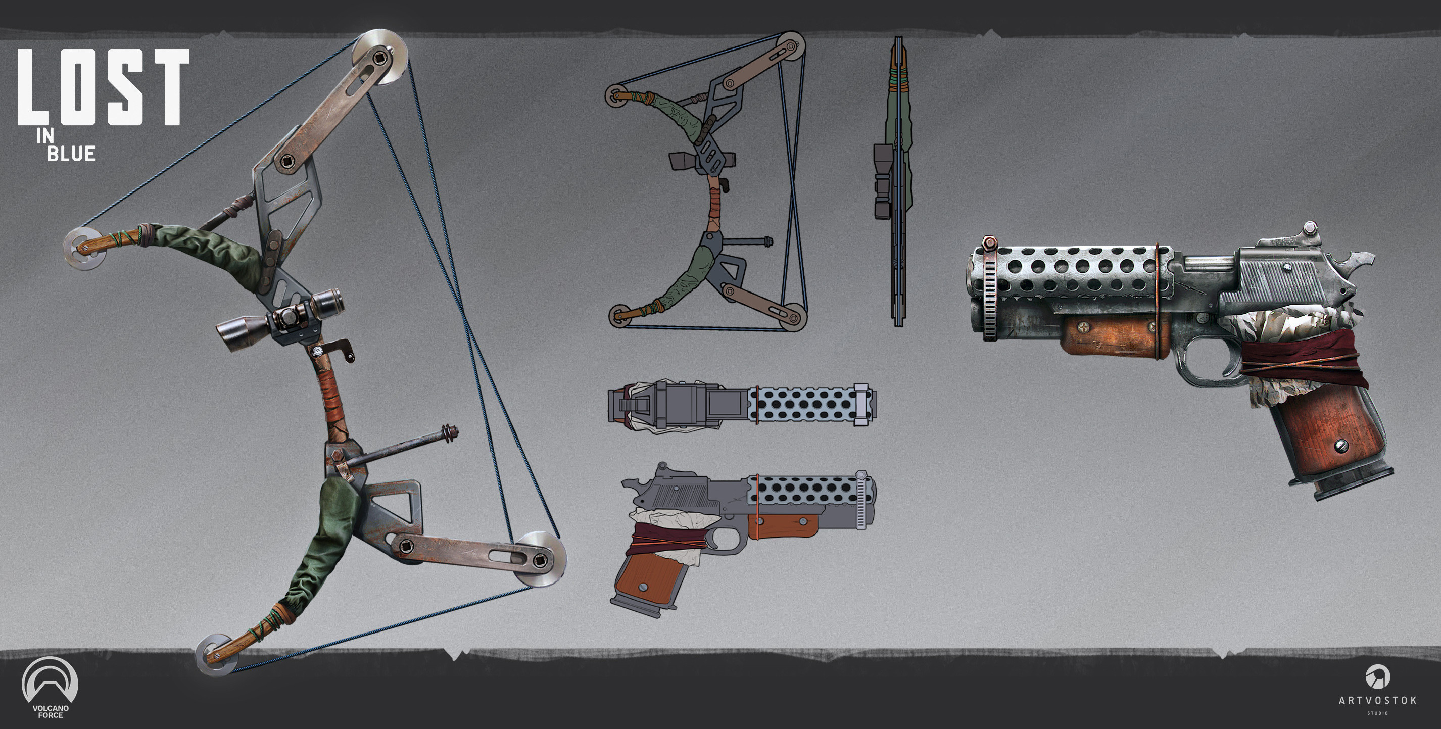 ARTVOSTOK STUDIO - Lost in Blue - 2D weapons_1