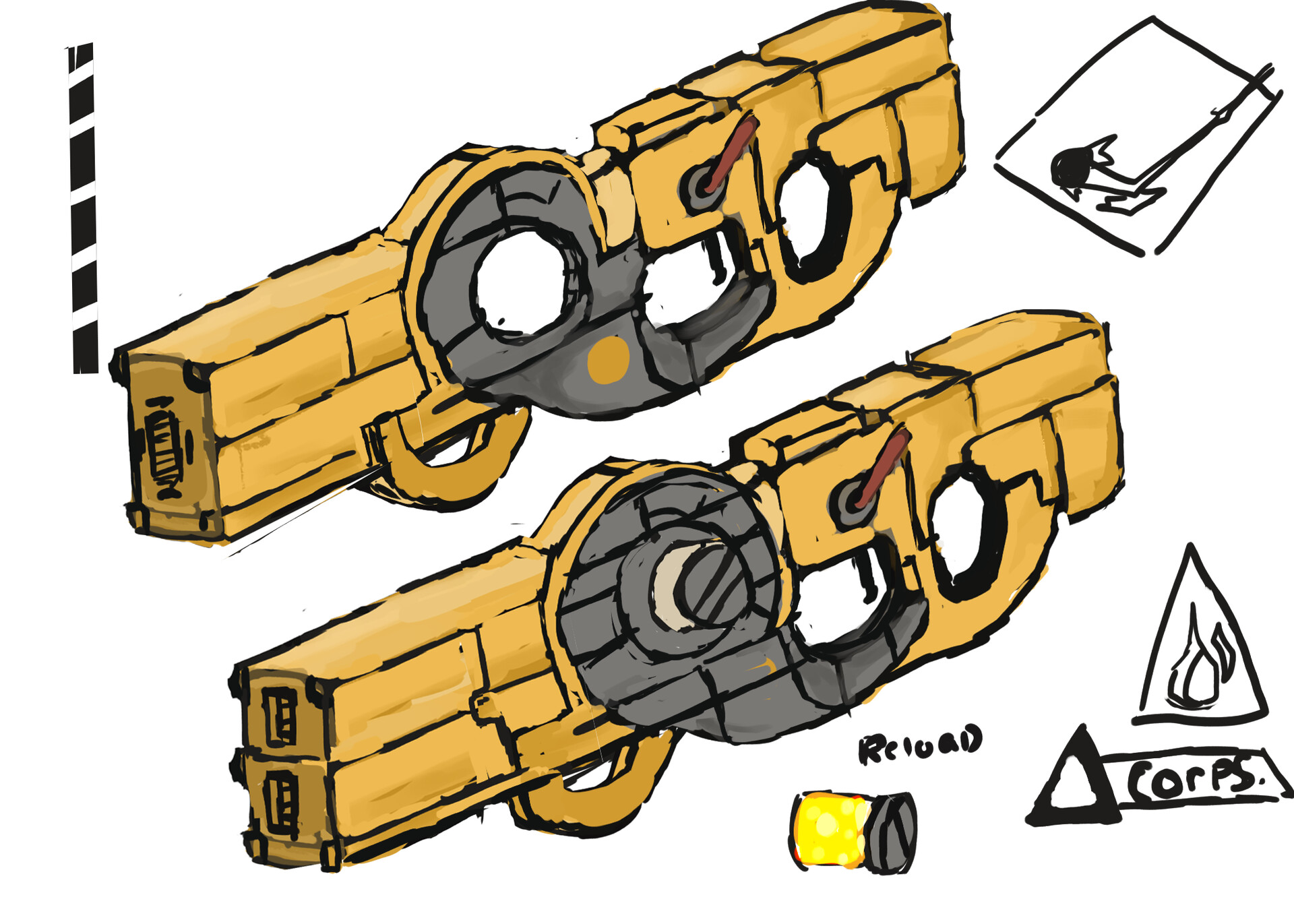 ArtStation - Bouncer Destiny 2 Fan Rocket Launcher Concept