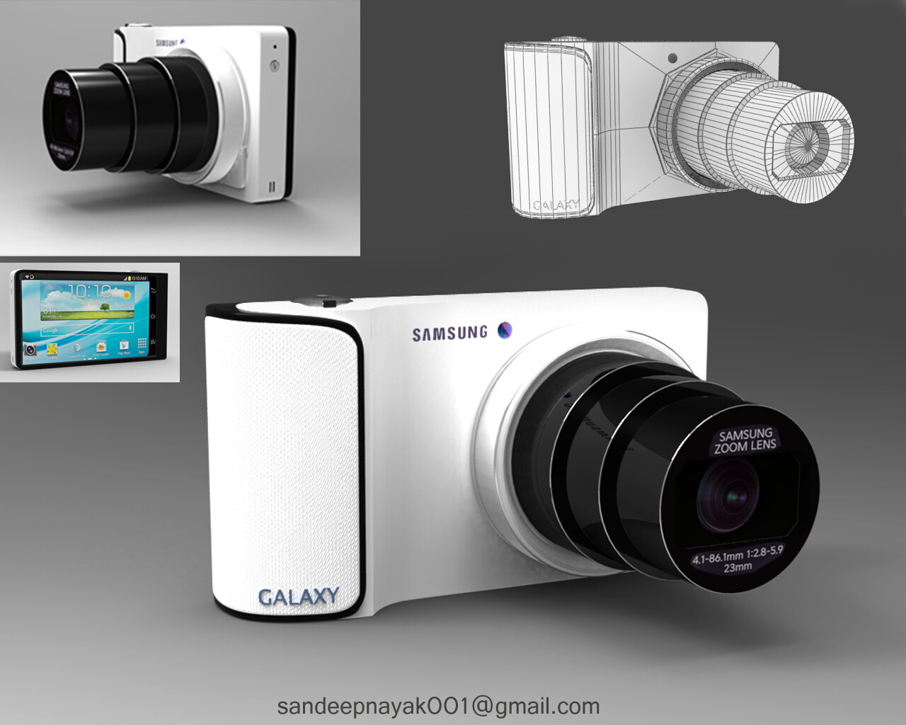 ArtStation - Samsung Galaxy Camera (Work Date-2013)