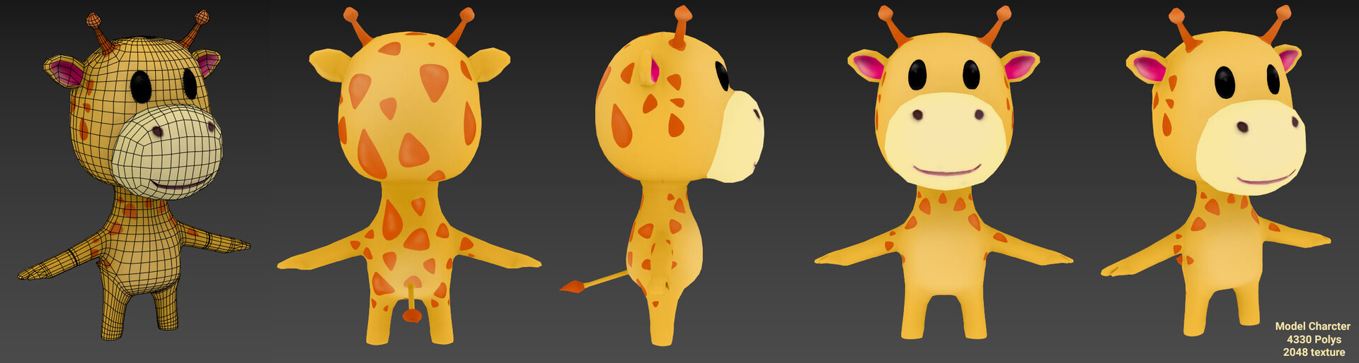 ArtStation - Giraffe Character