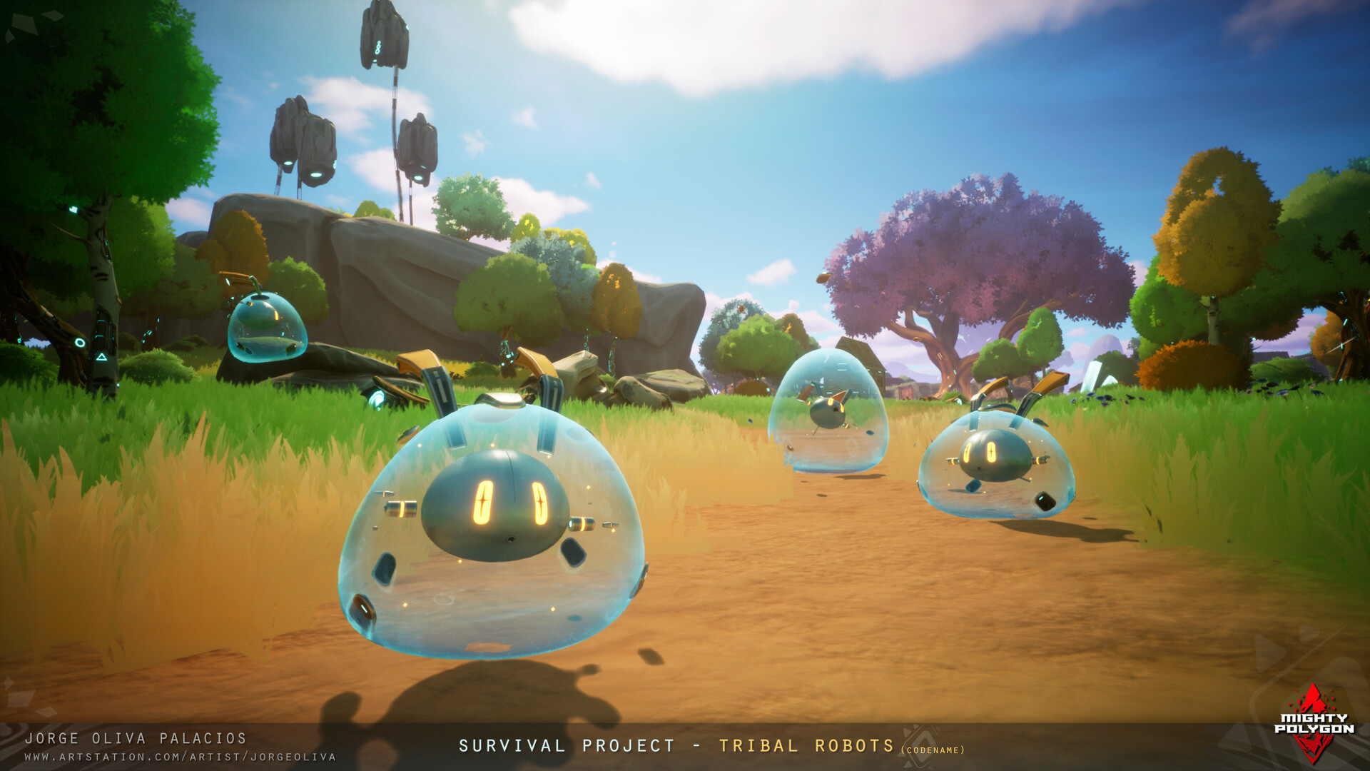 Jorge Oliva - Tribal Robots: Robotic Enemies and Animations