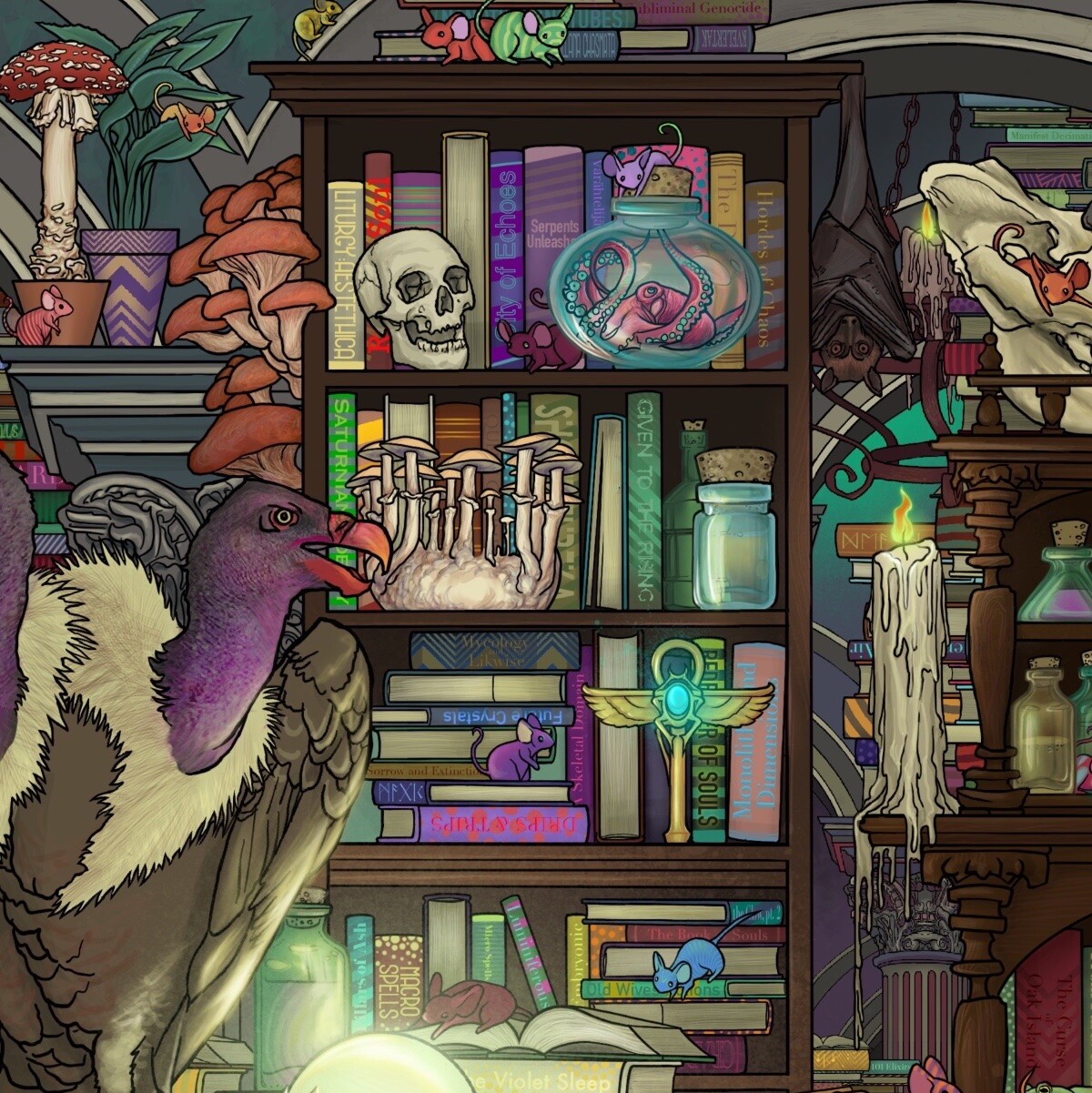 Aaron Wolf - The Library of Spells and Sorcery