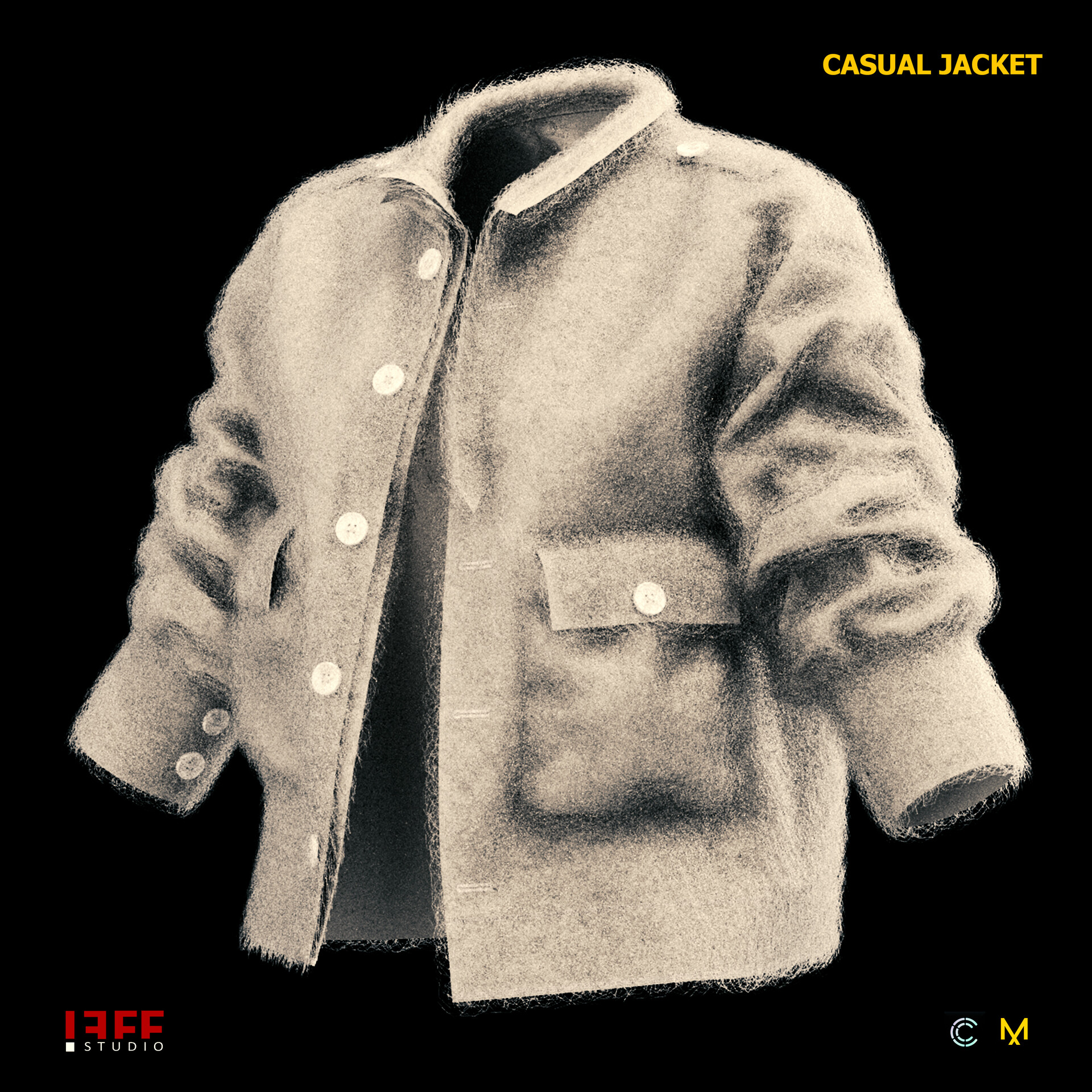 ArtStation - CASUAL JACKET JEFF STUDIO FREE.