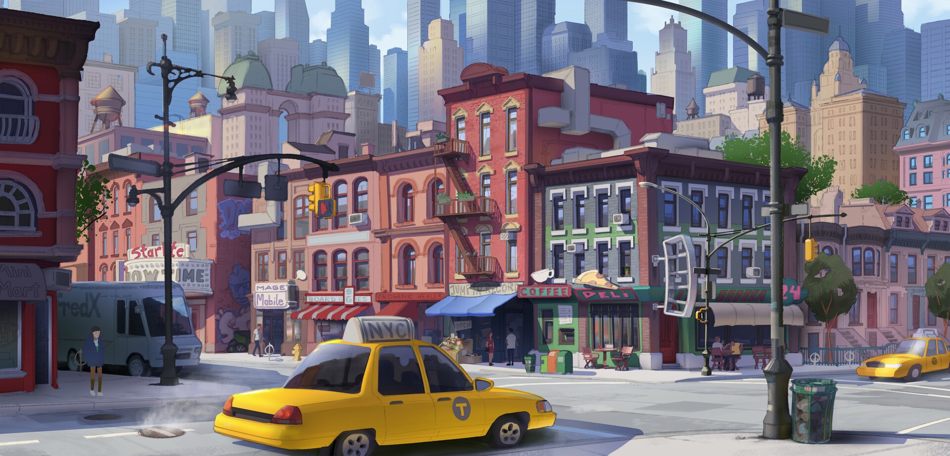 ArtStation - Daniel Spellbound (Neftlix)