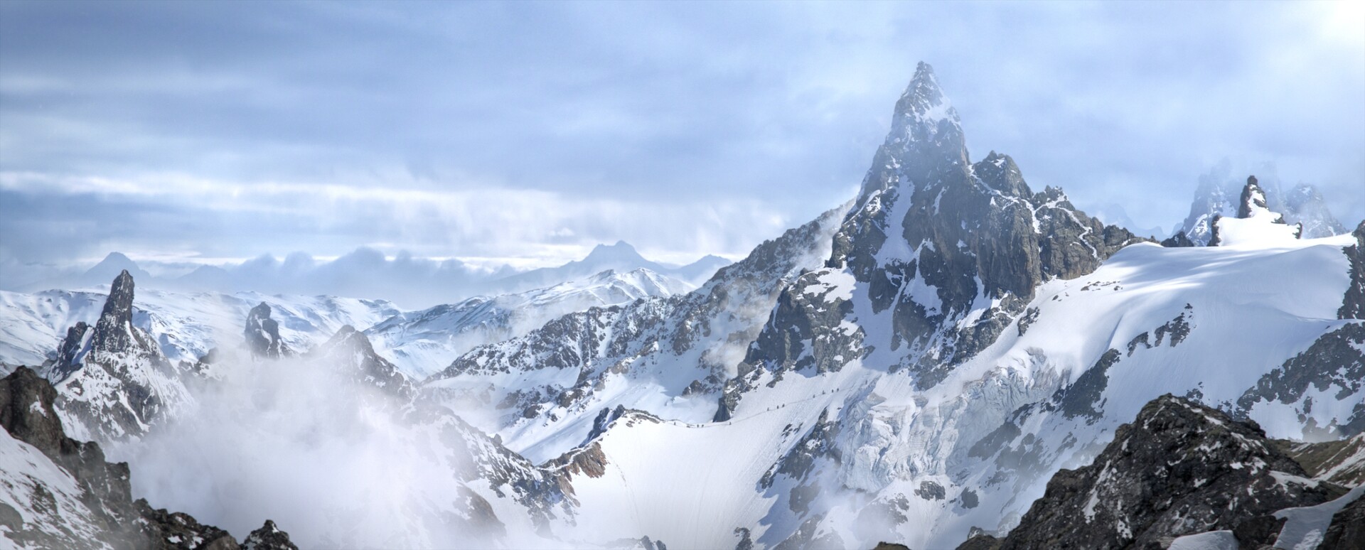 ArtStation - Snowy Mountains DMP