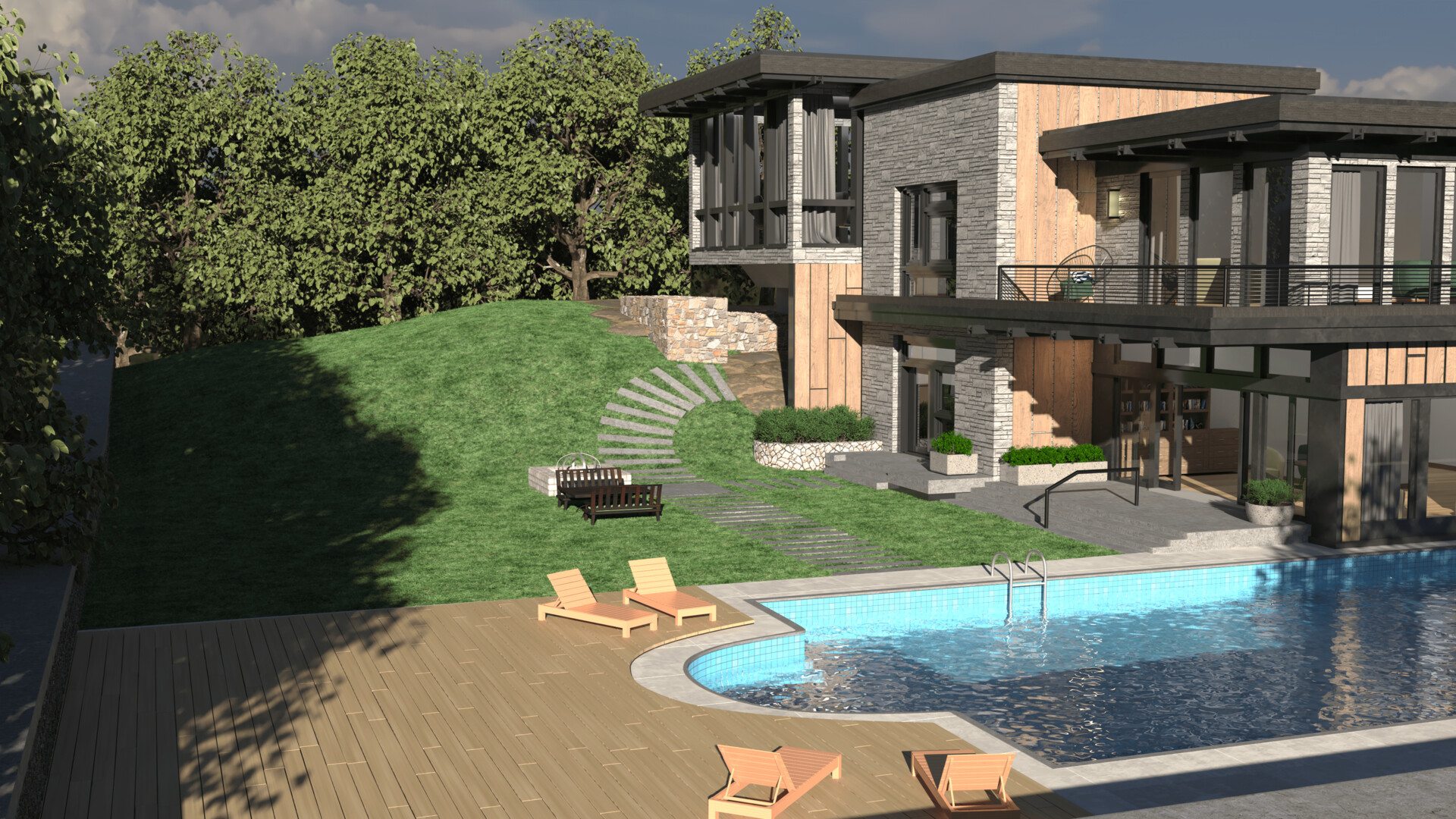 ArtStation - Pool House