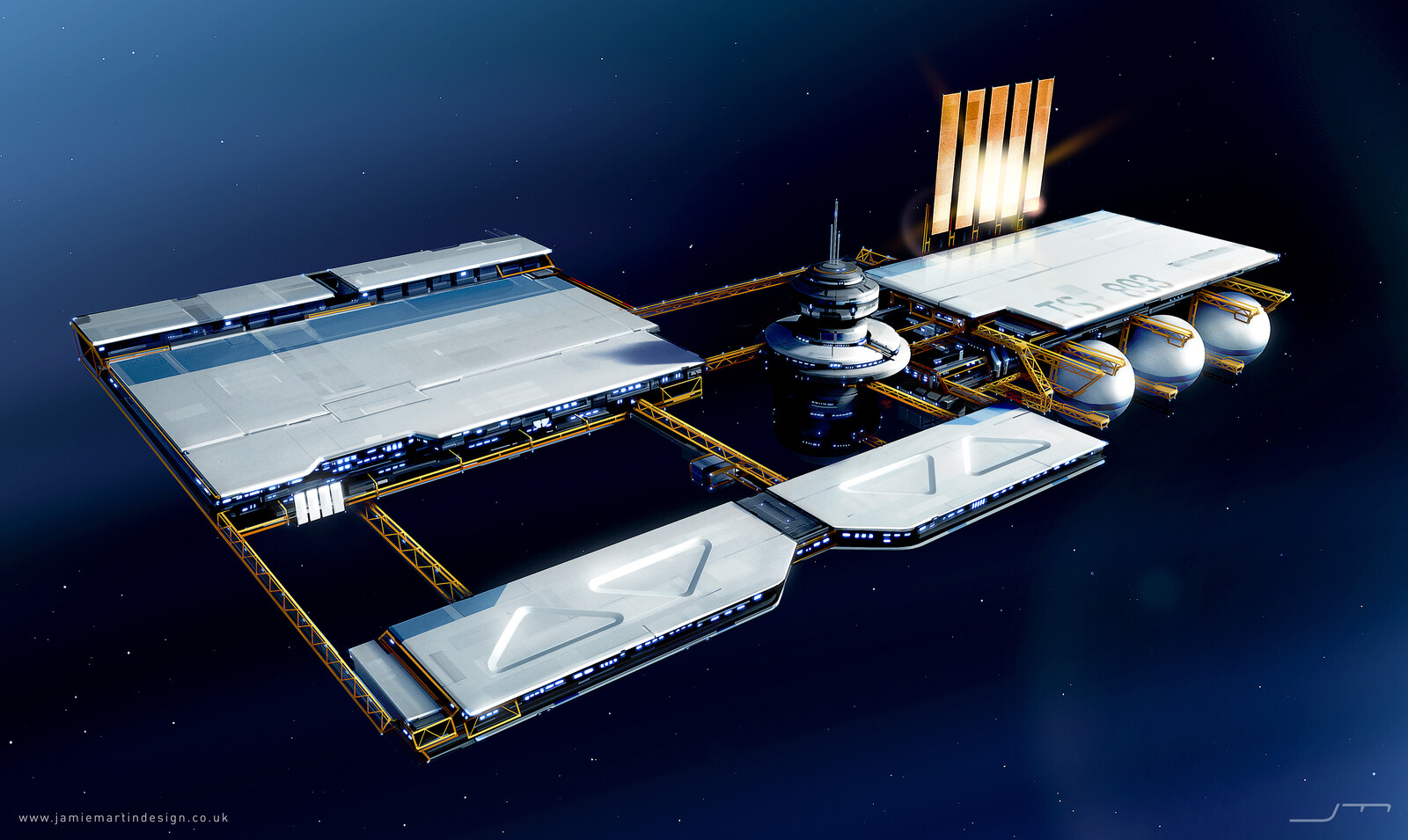 Jamie Martin - Space Station - exterior concepts