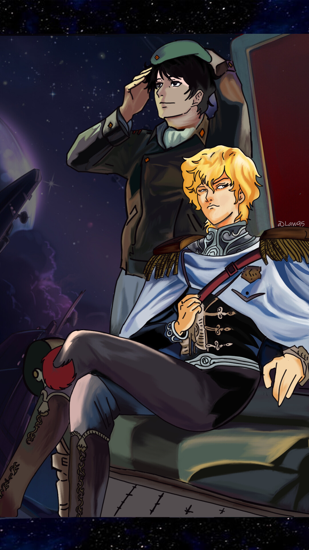 ArtStation - Yang Wen Li vs Reinhard | Mobile Wallpaper