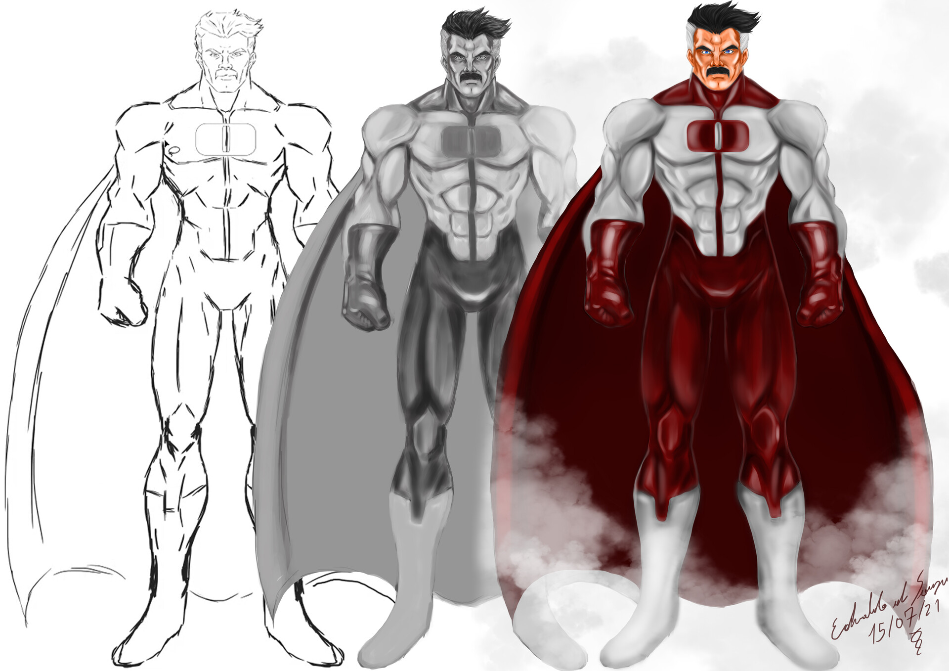 ArtStation - Omni-Man desenho digital