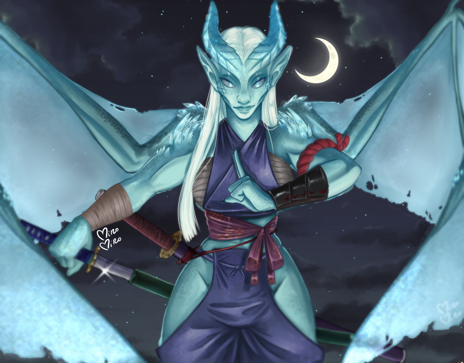 ArtStation - blue dragon