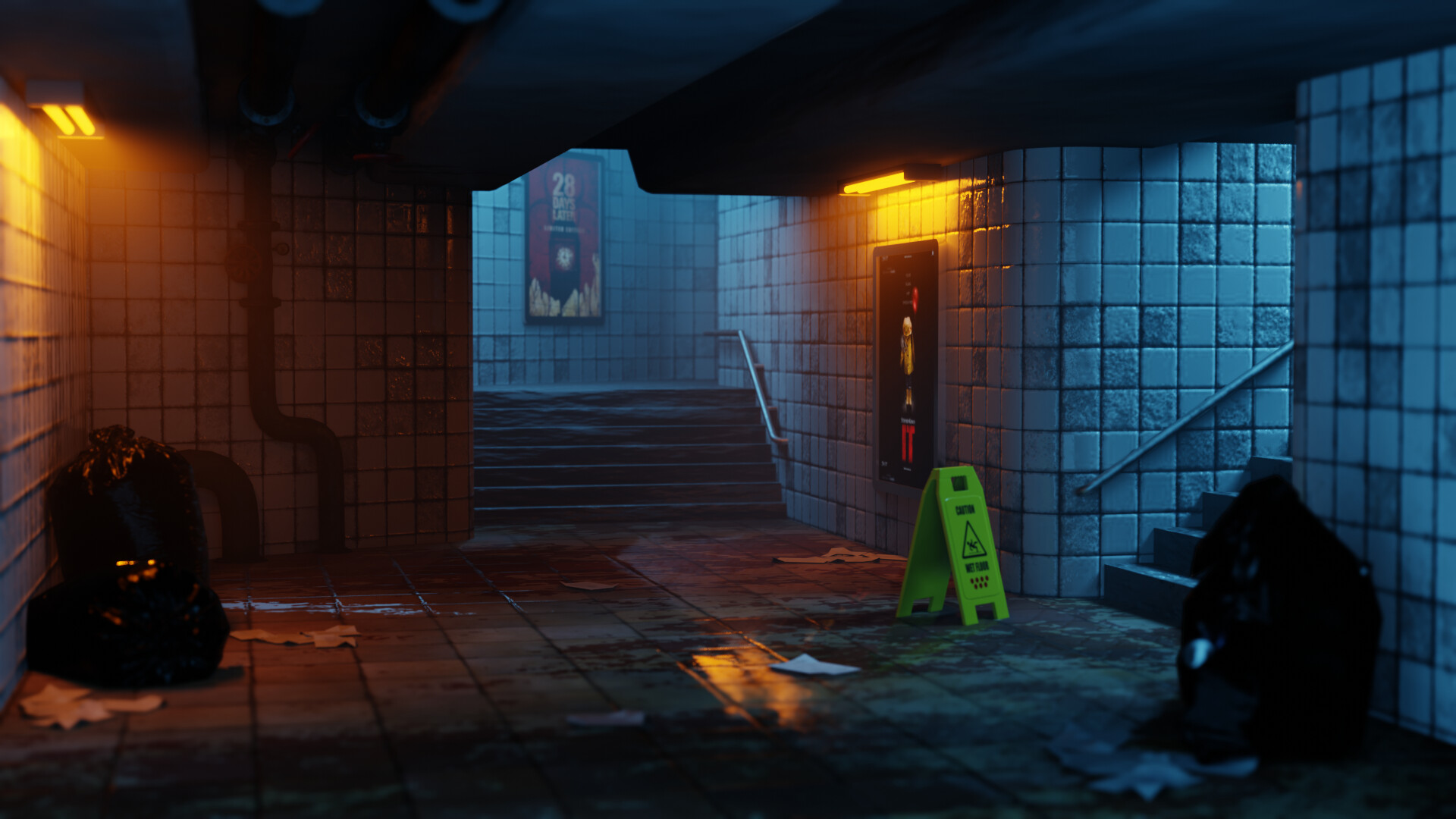 ArtStation - Creepy subway