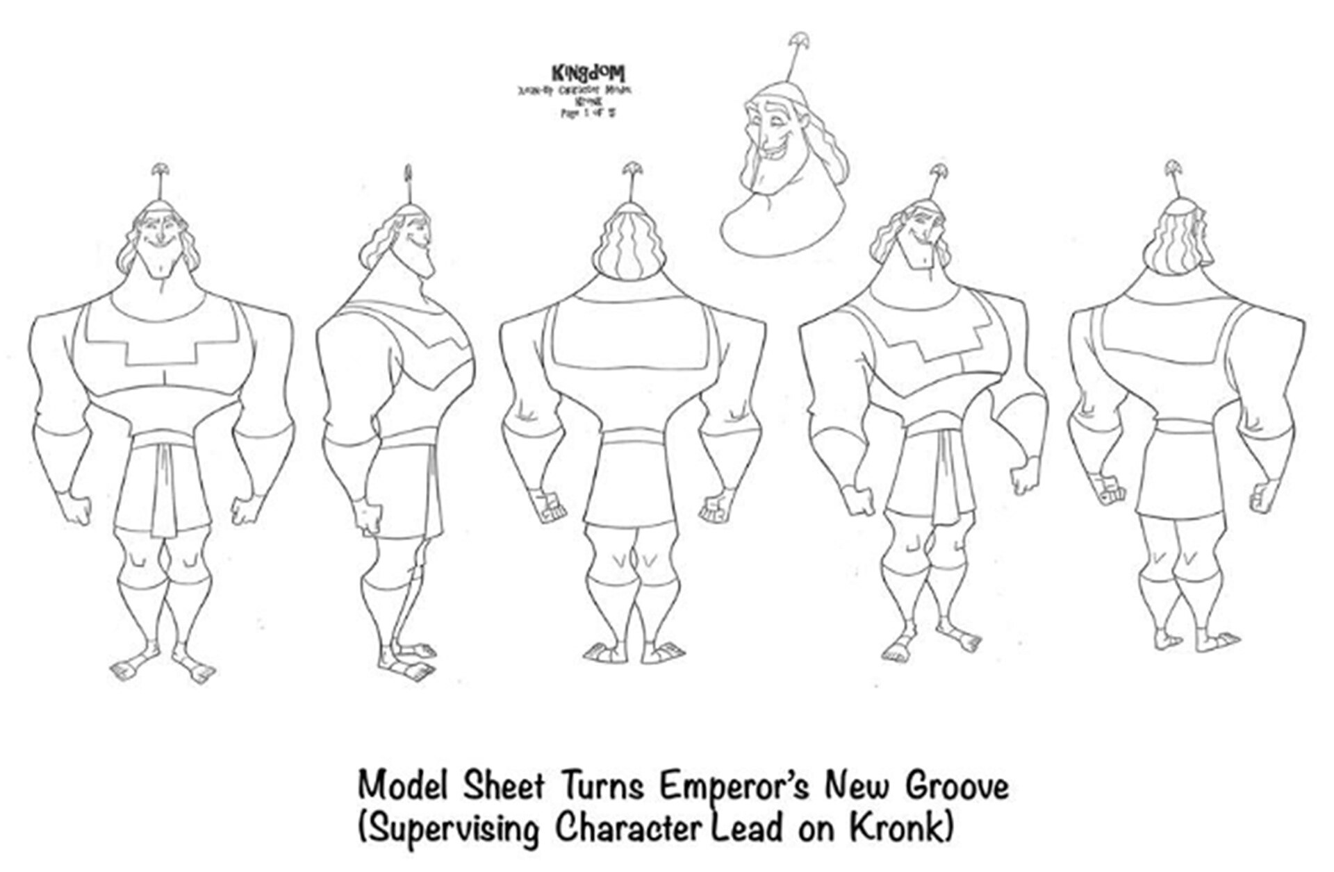 kronk coloring pages