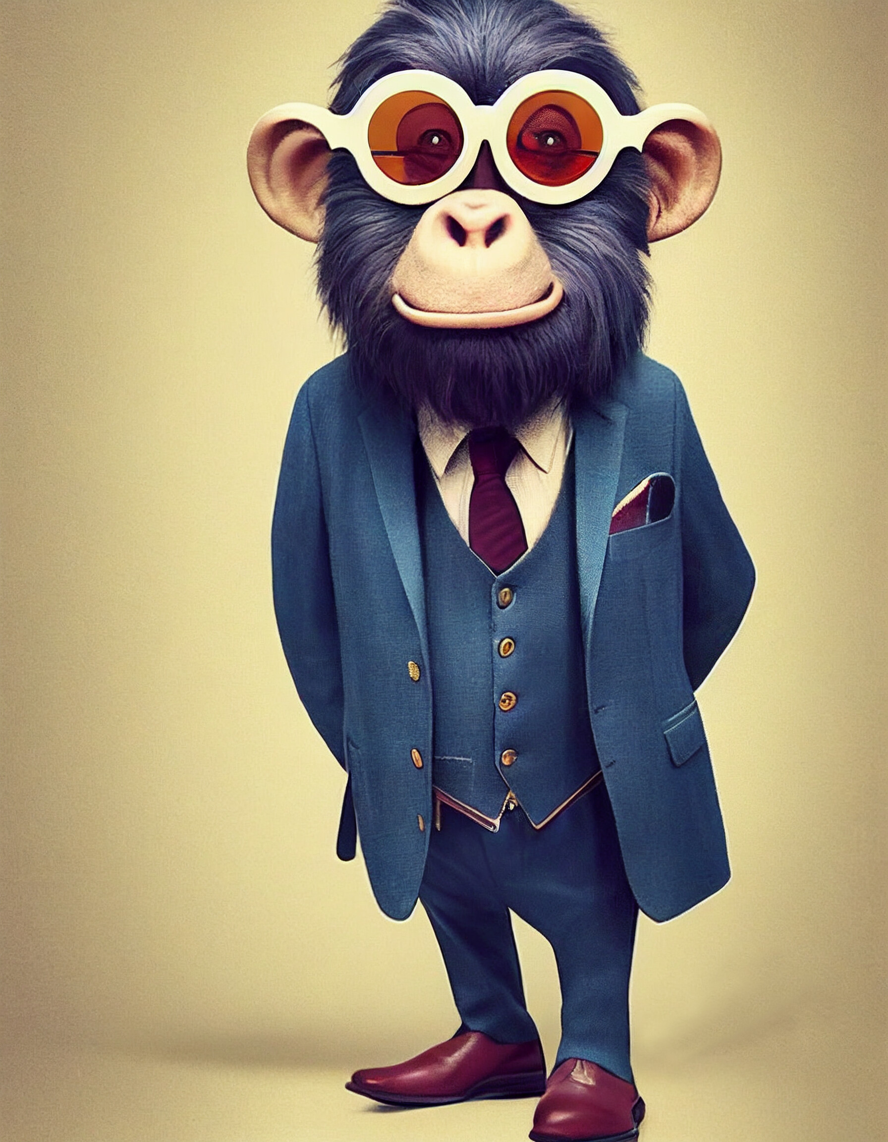 ArtStation - Day 7: The White-collar Executive Ape