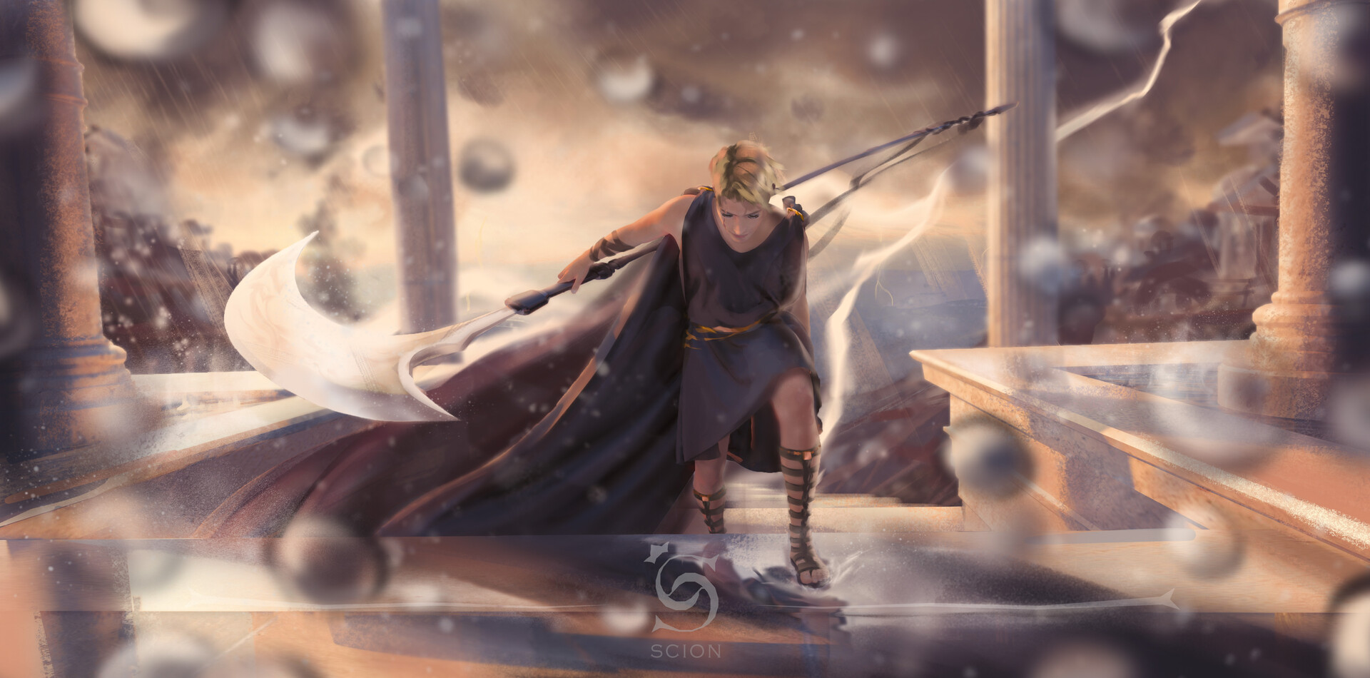 ArtStation - Lord of Time - A Percy Jackson tribute