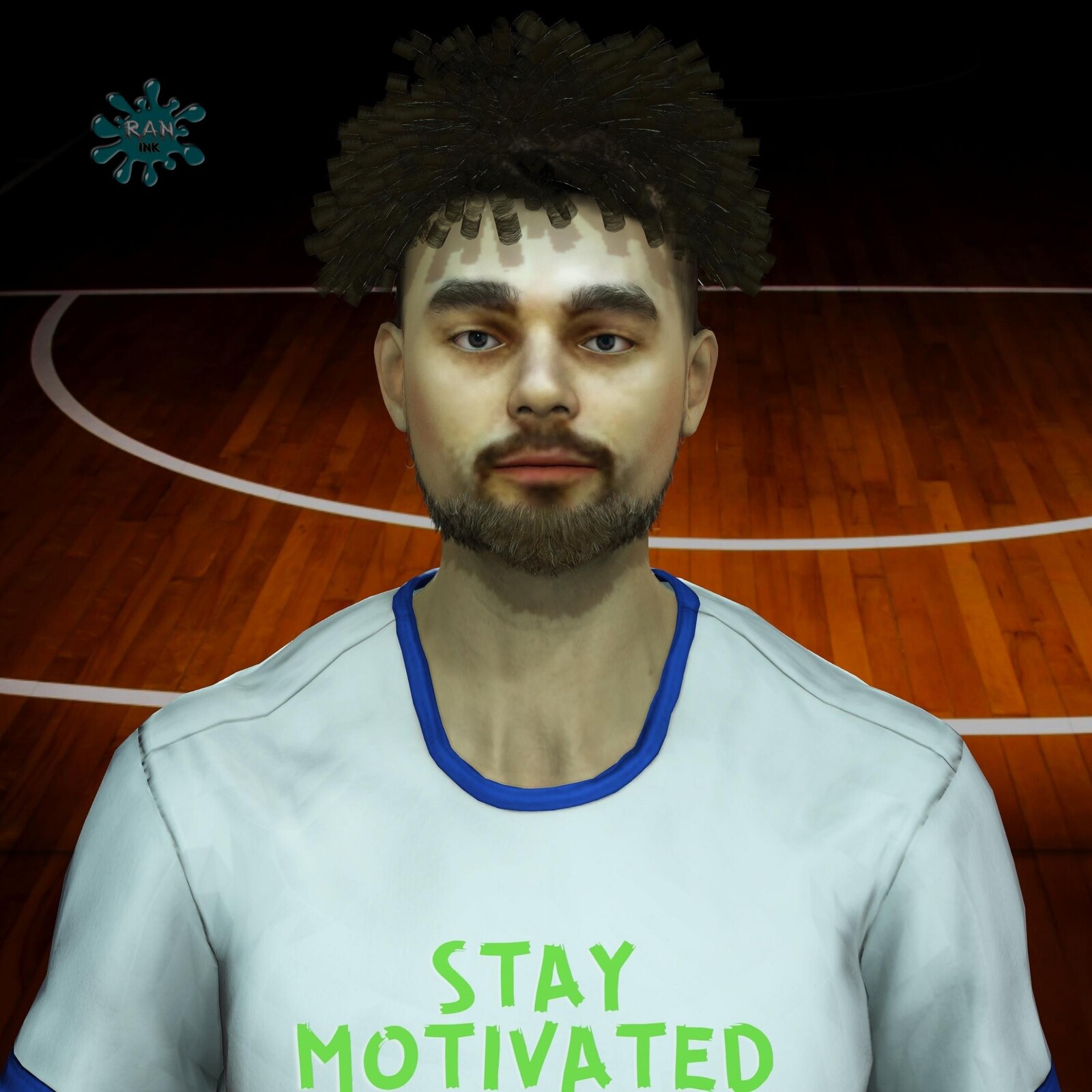 RAN Ink - Fan Art: Basketball Star Superstar D'Vontay Friga