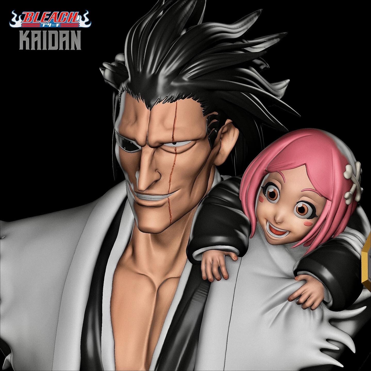Artstation Zaraki Kenpachi X Yachiru