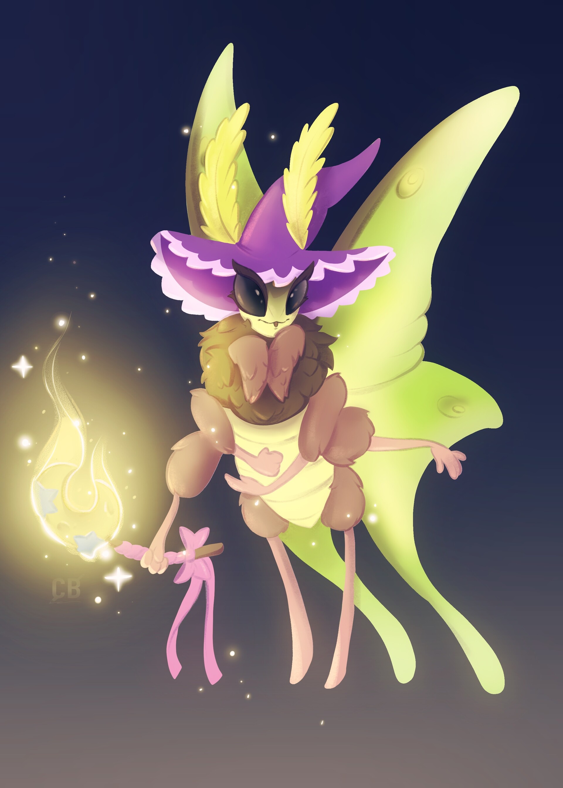 ArtStation - Moth magic