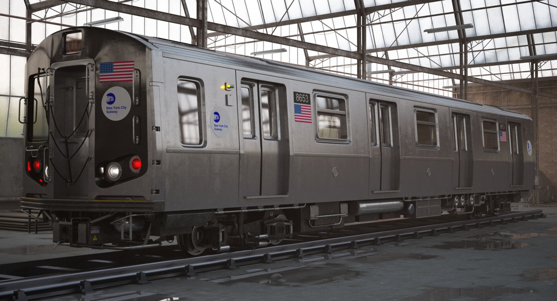ArtStation - NYC Subway Coach
