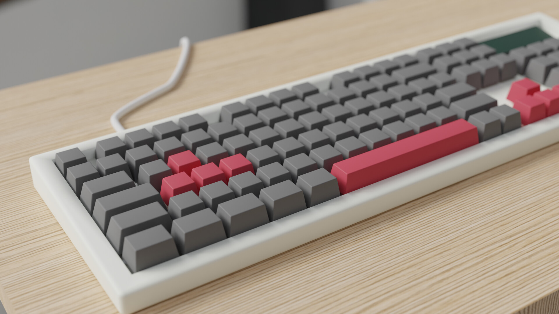ArtStation - Keyboard 3D model done in Blender
