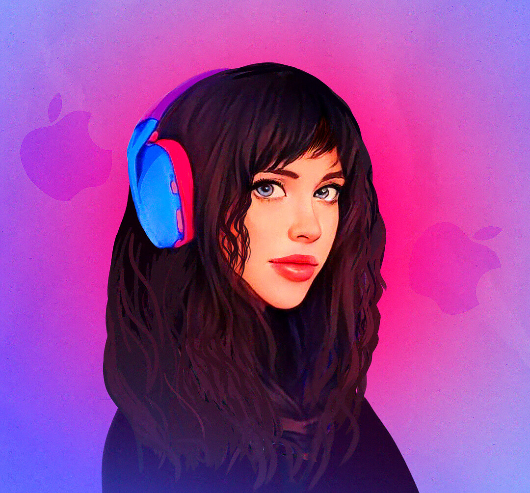 ArtStation - Apple girl.