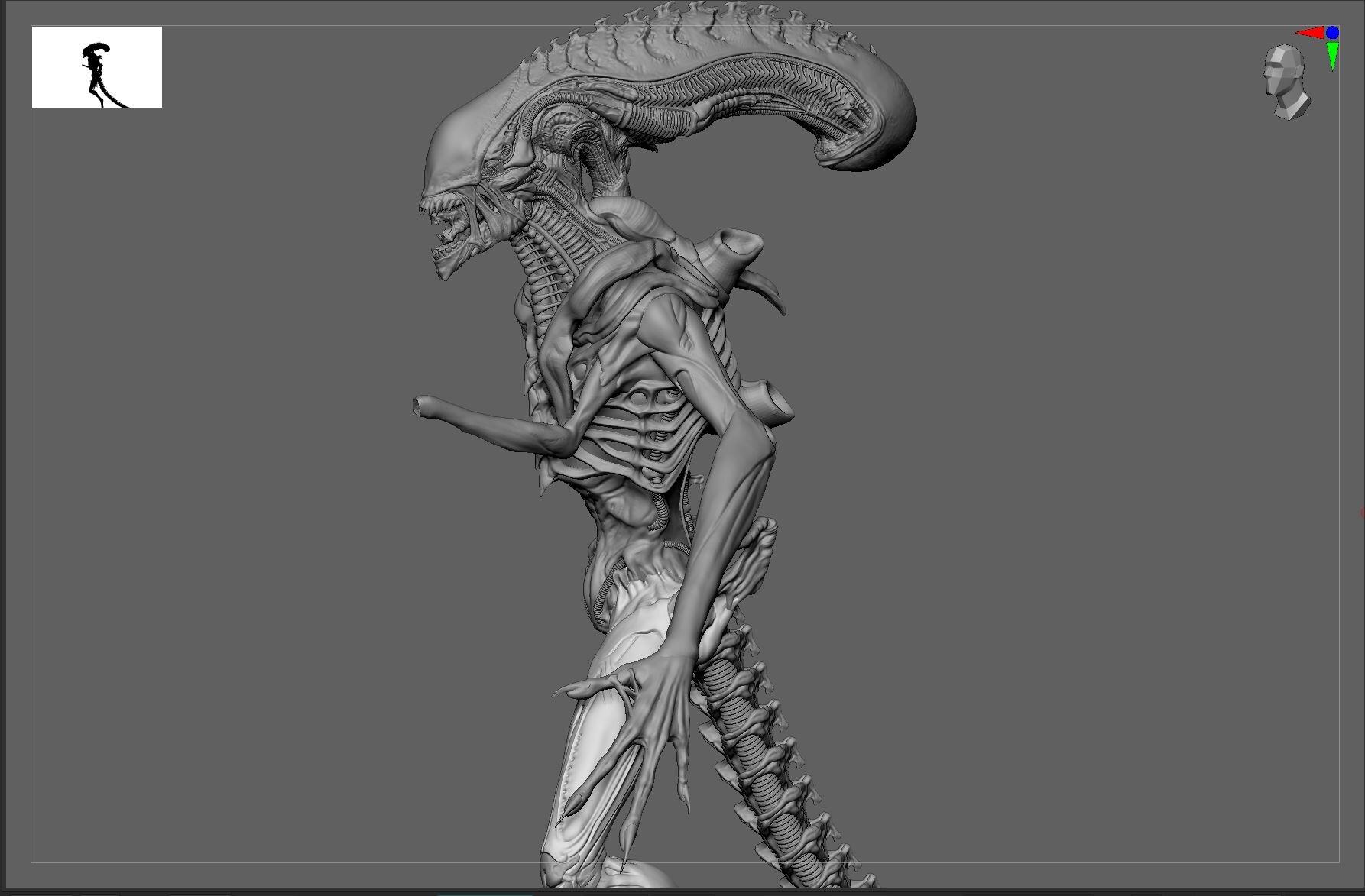 ArtStation - w.i.p Alien Drone