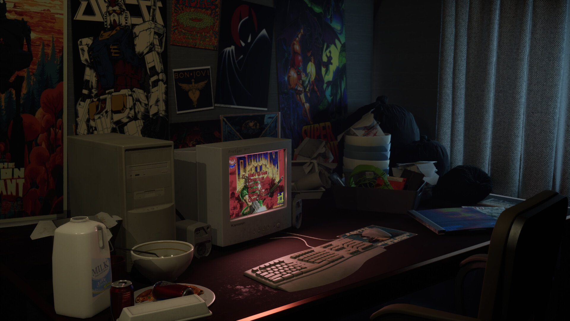 ArtStation - 90s Freak Room