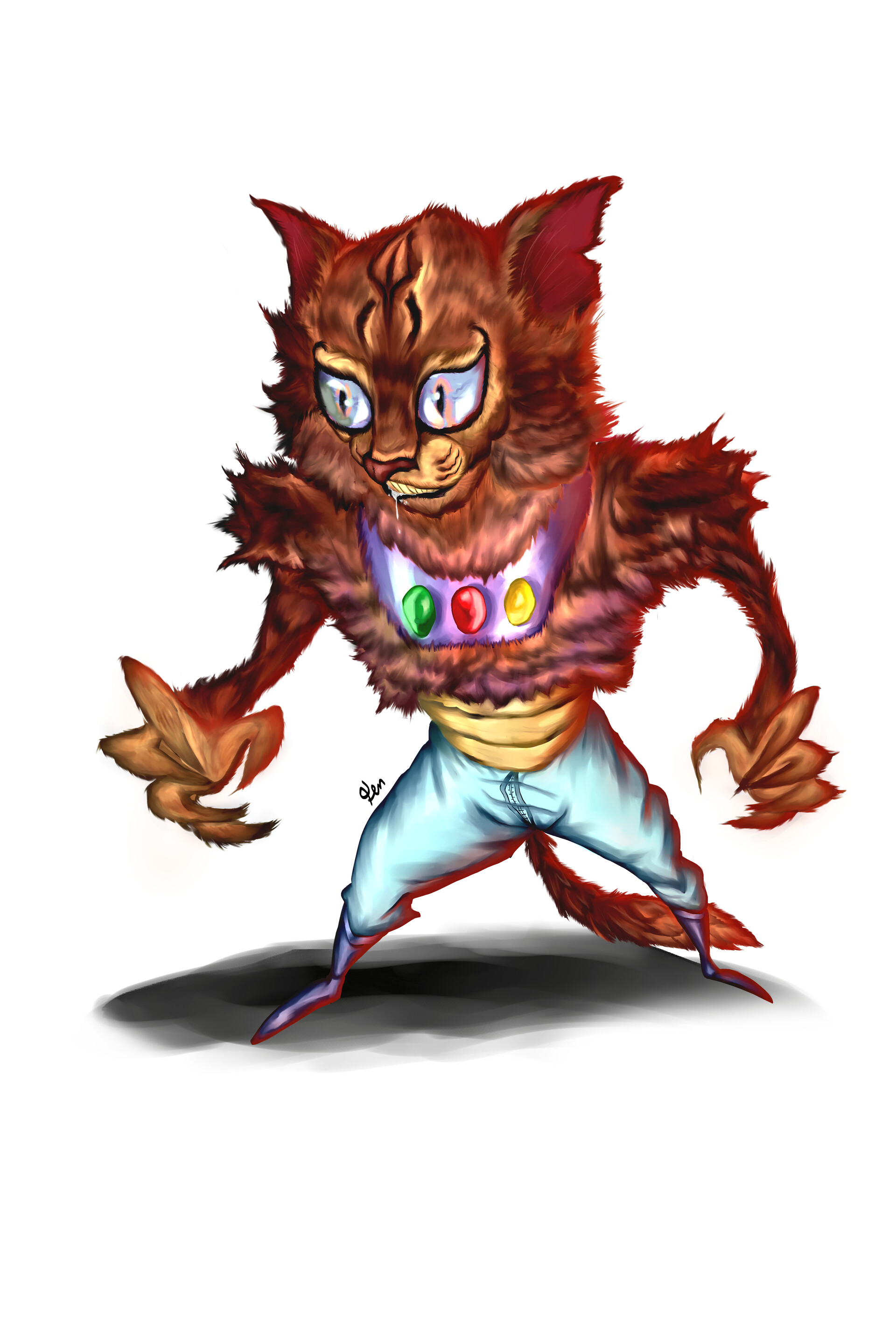 ArtStation - Crazy Cat