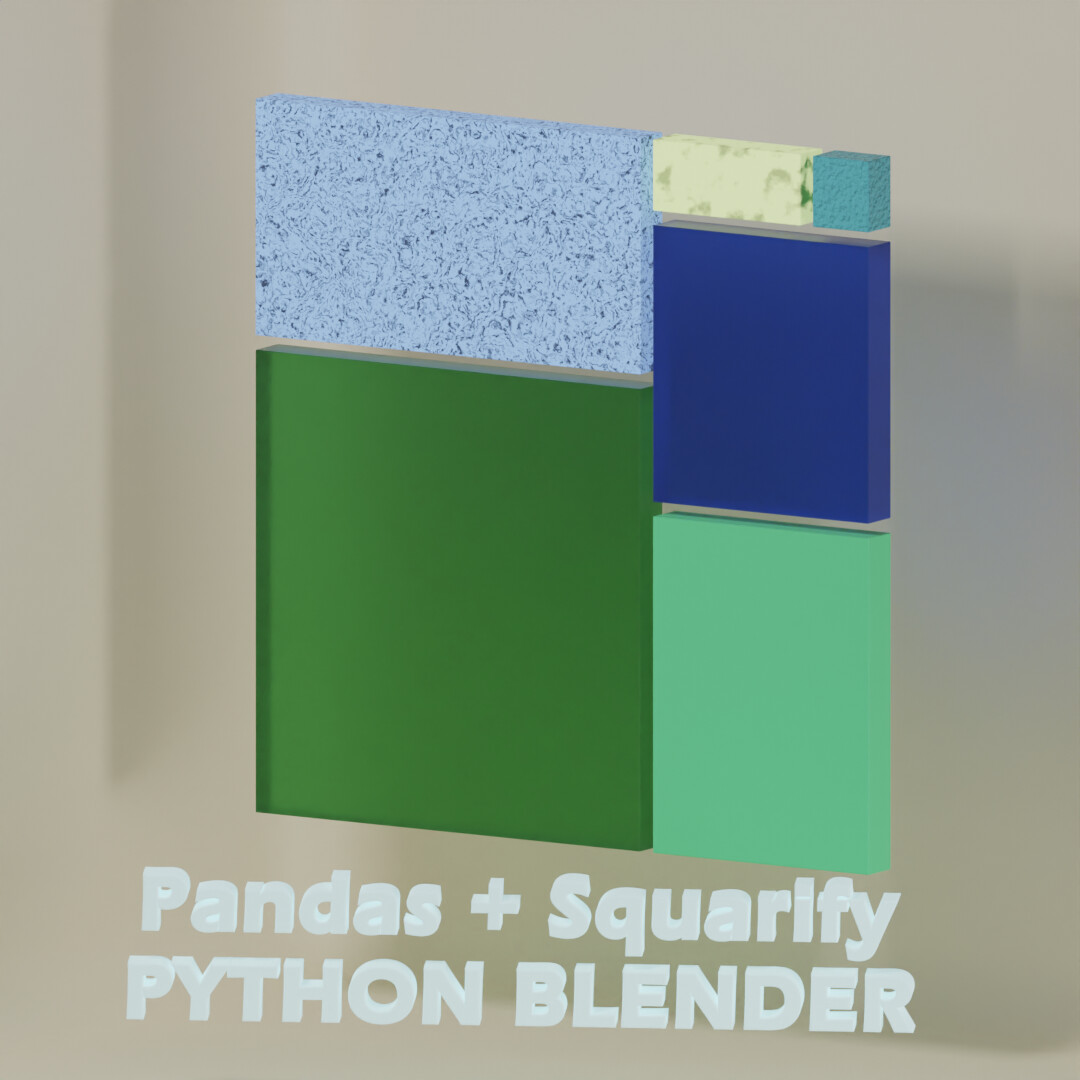 ArtStation - Python Pandas in Blender