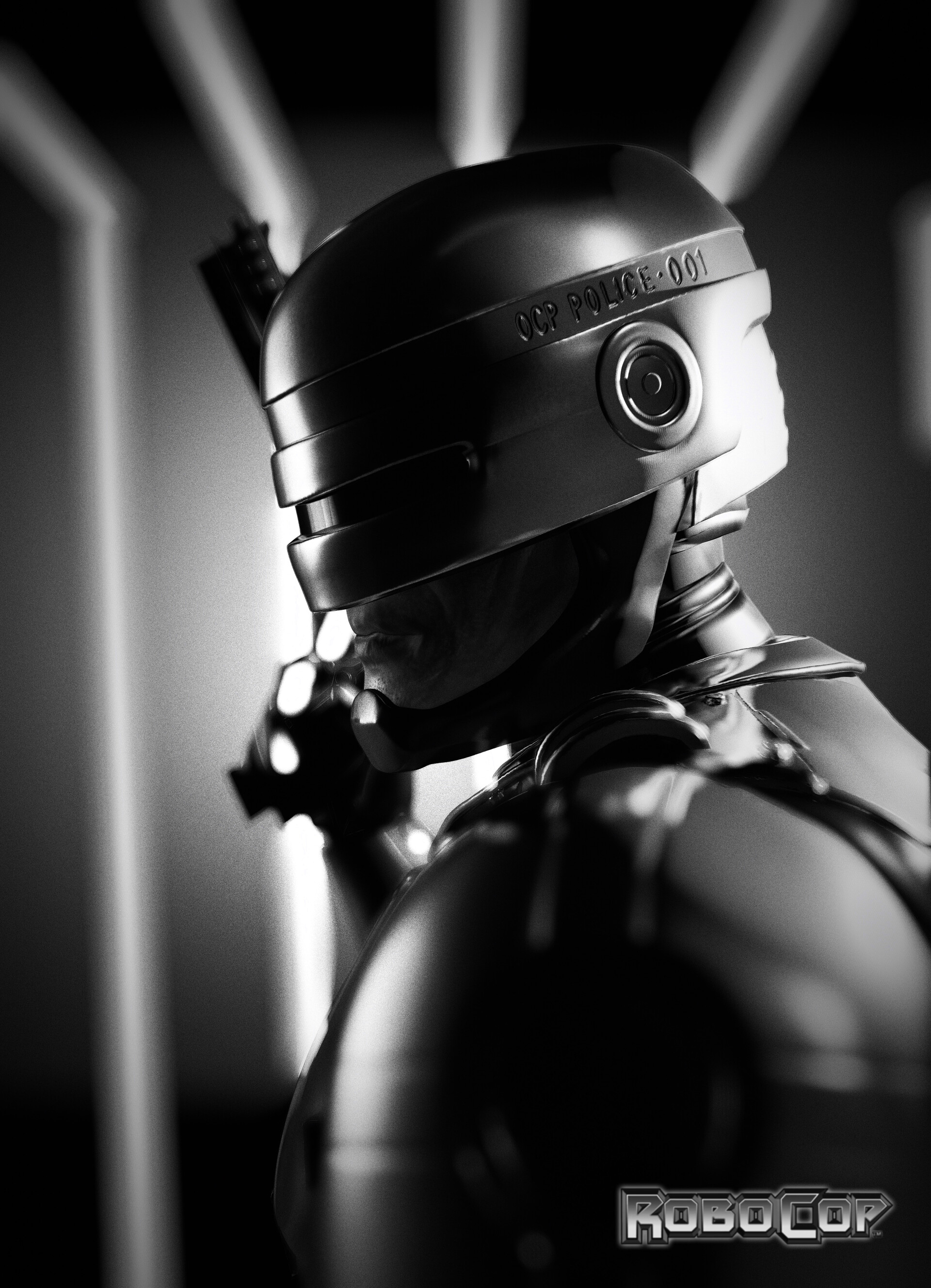 ArtStation - Robocop quick sculpt on Ipad (Nomad Sculpt)