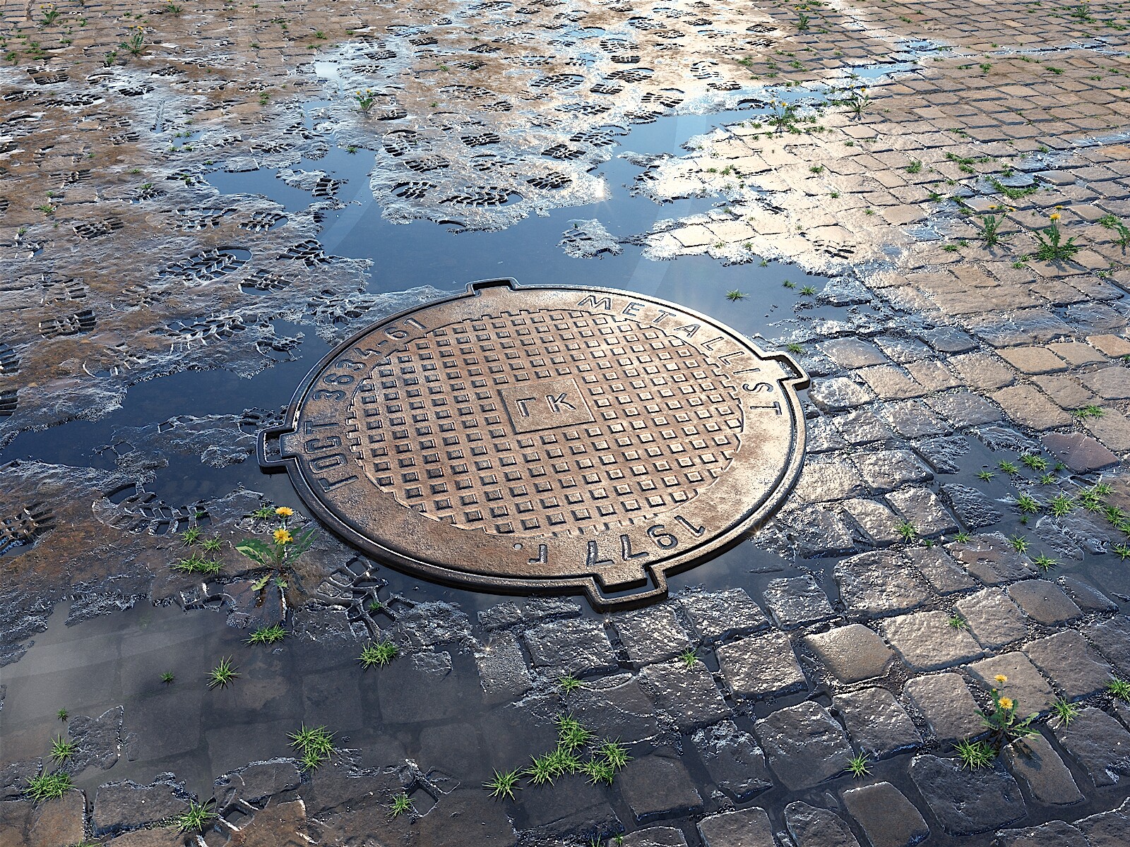ArtStation - Manhole Light