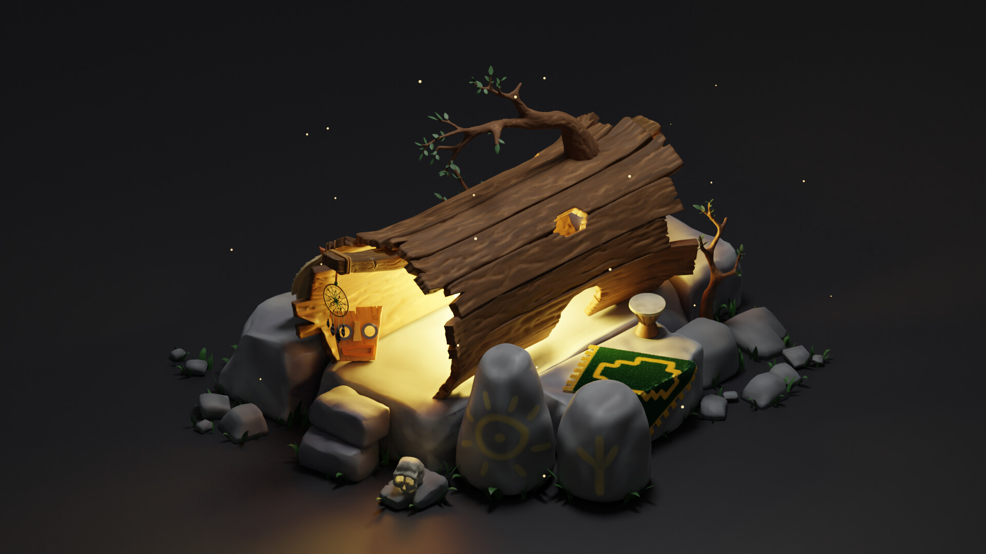 ArtStation - Shaman's lair