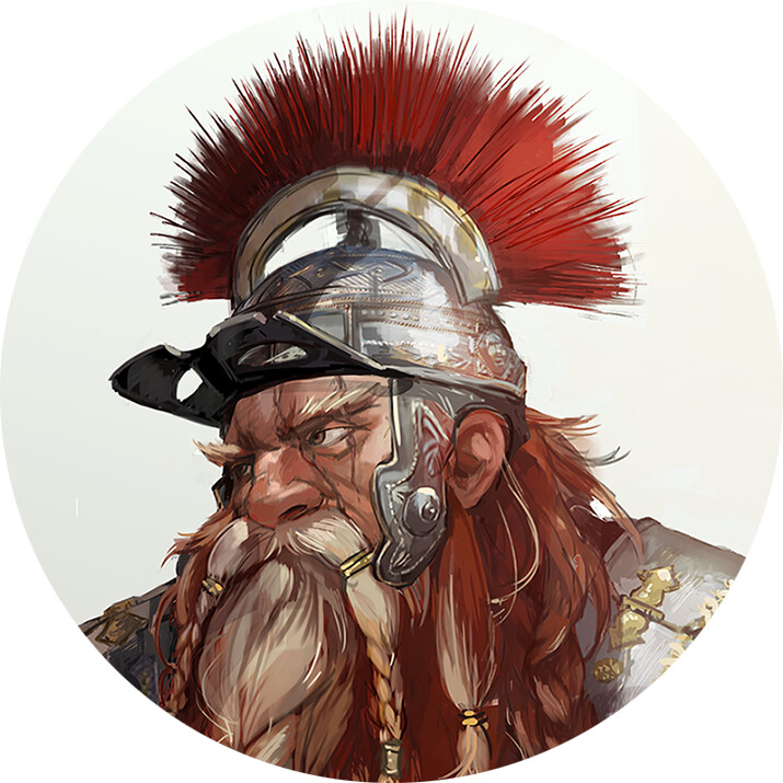Valentina - Dwarf Centurion Olgierd Hammarbjarg - DnD fighter character ...