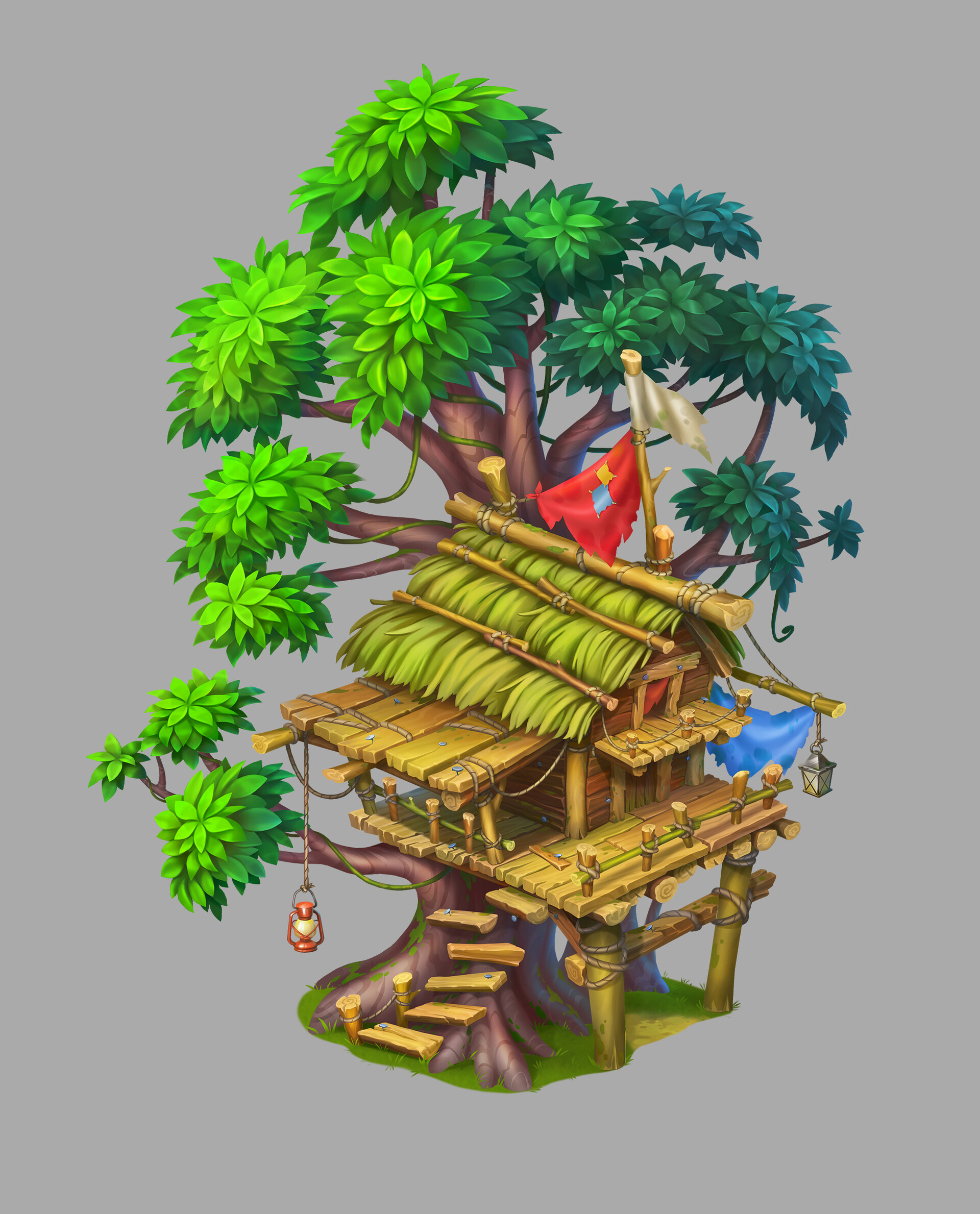 ArtStation - tree house