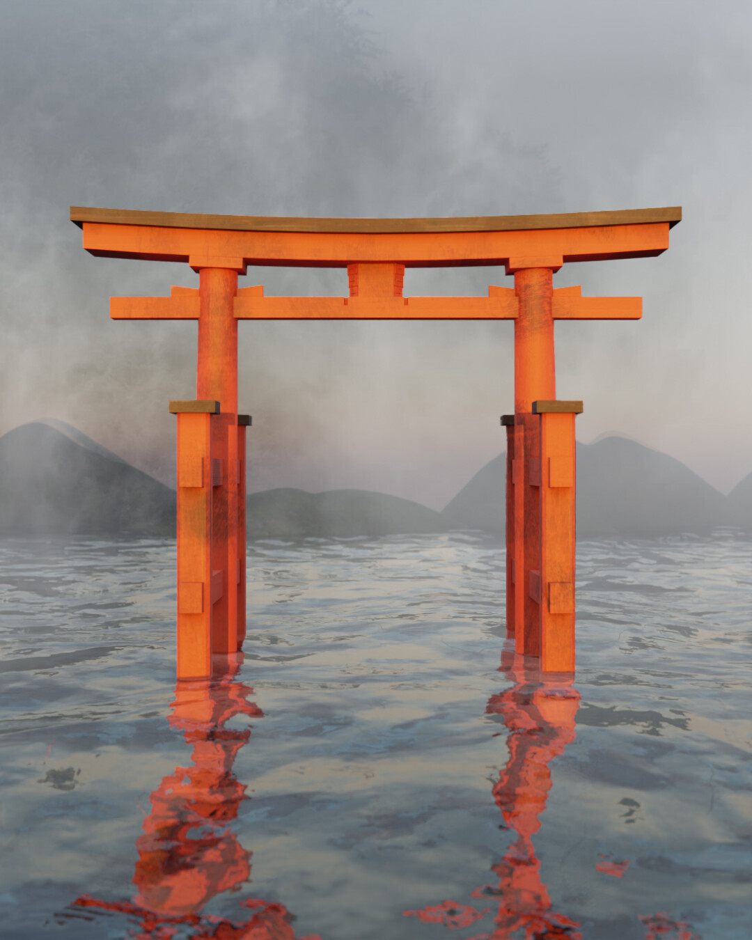 ArtStation - Hakone Torii ArtStation - Hakone Torii
