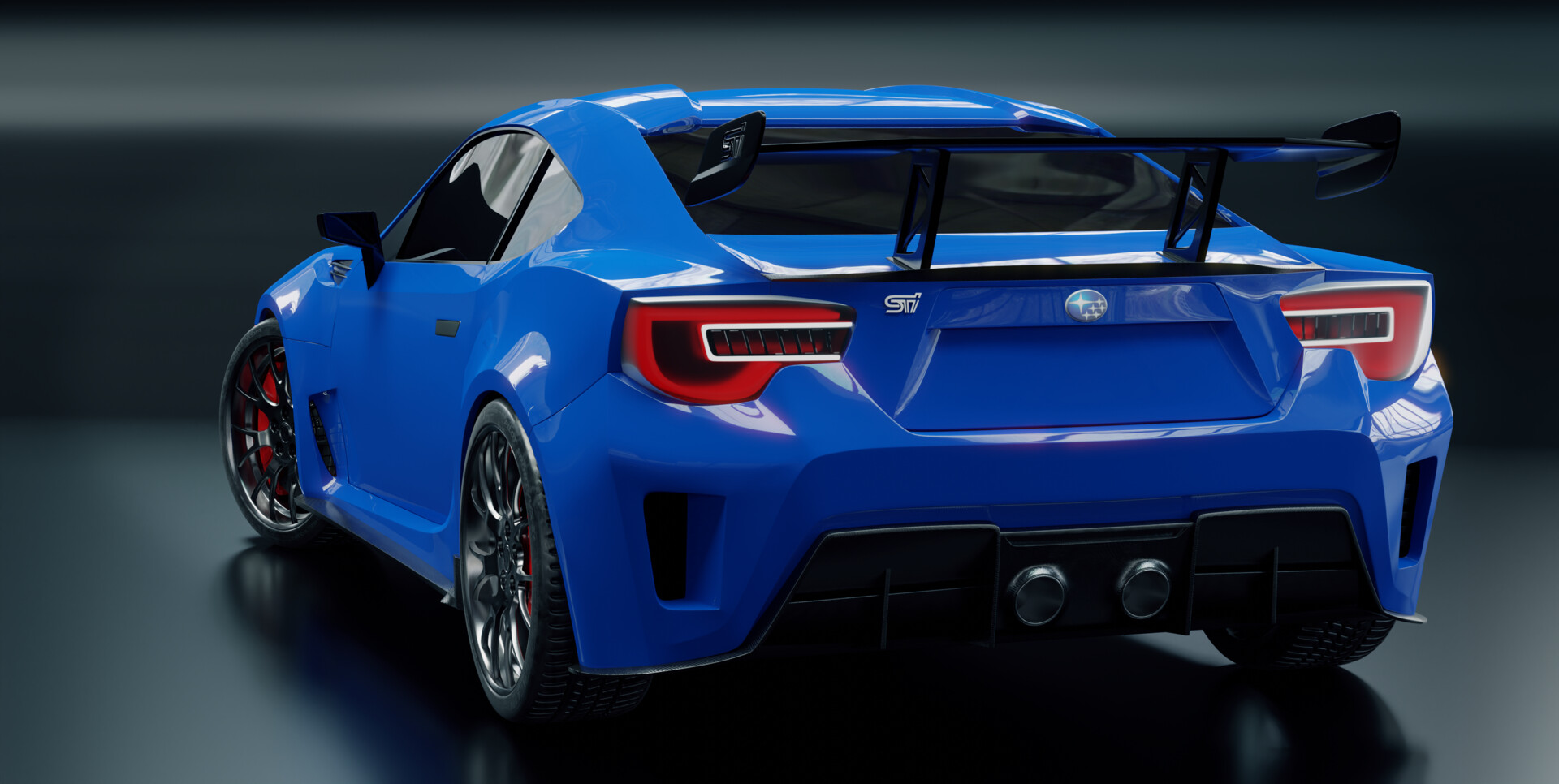 ArtStation - Subaru BRZ STI Concept
