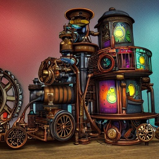 ArtStation - Steam lab of Colors