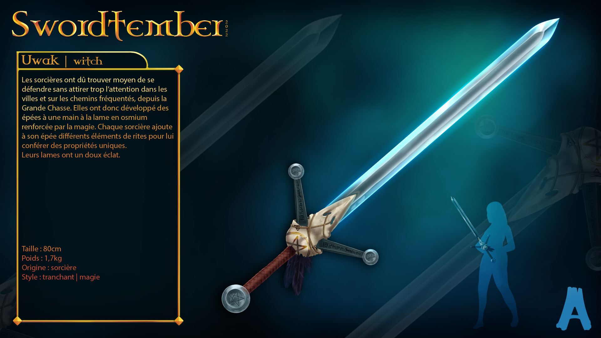 Glawdys Hodiesne - SWORDTEMBER 2022 - Sword concepts