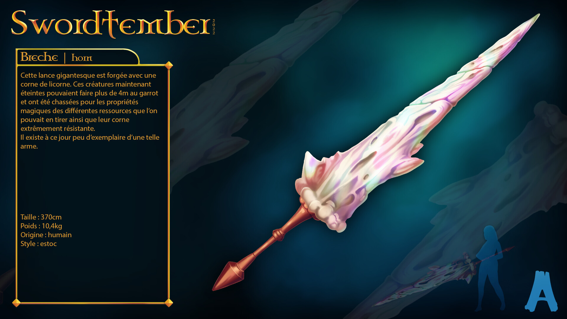 Glawdys Hodiesne - SWORDTEMBER 2022 - Sword concepts