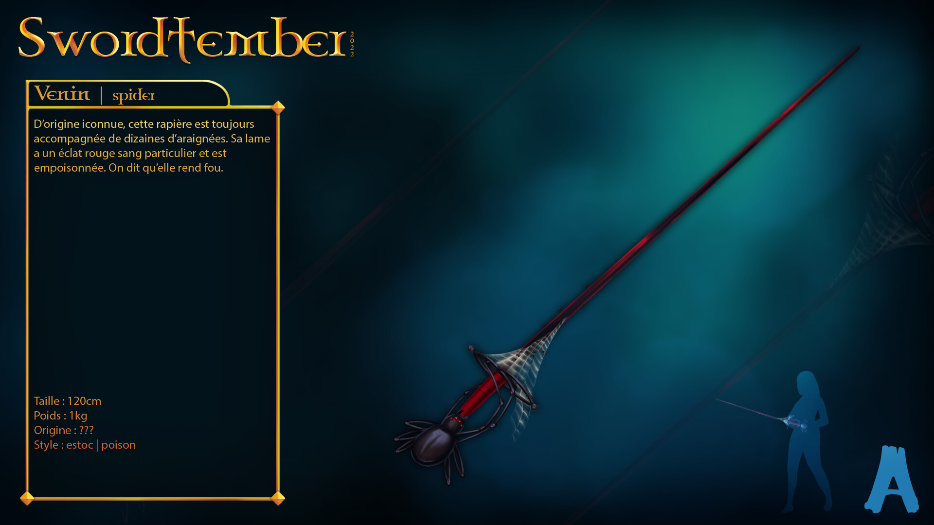 Glawdys Hodiesne - SWORDTEMBER 2022 - Sword concepts