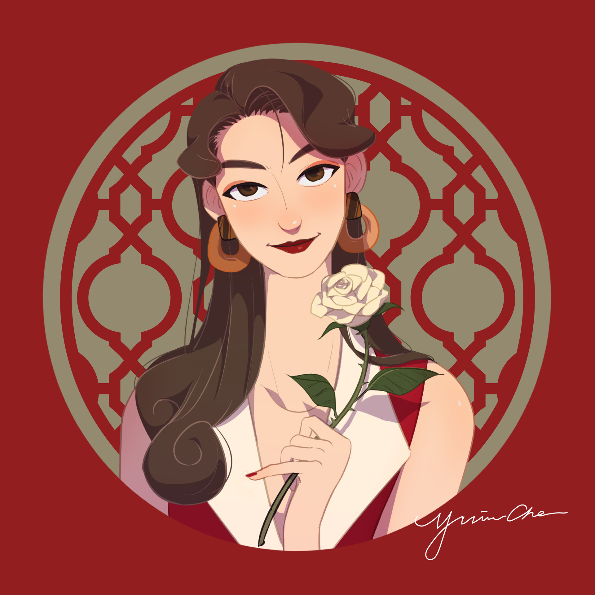 ArtStation - 華燈初上 (Fan Art)