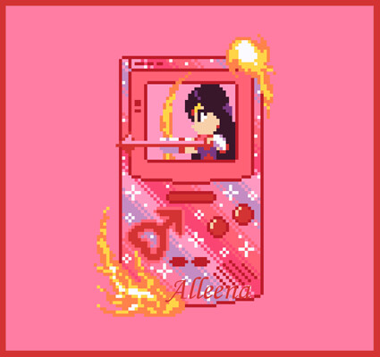 ArtStation - Sailor Mars - Pixel Art