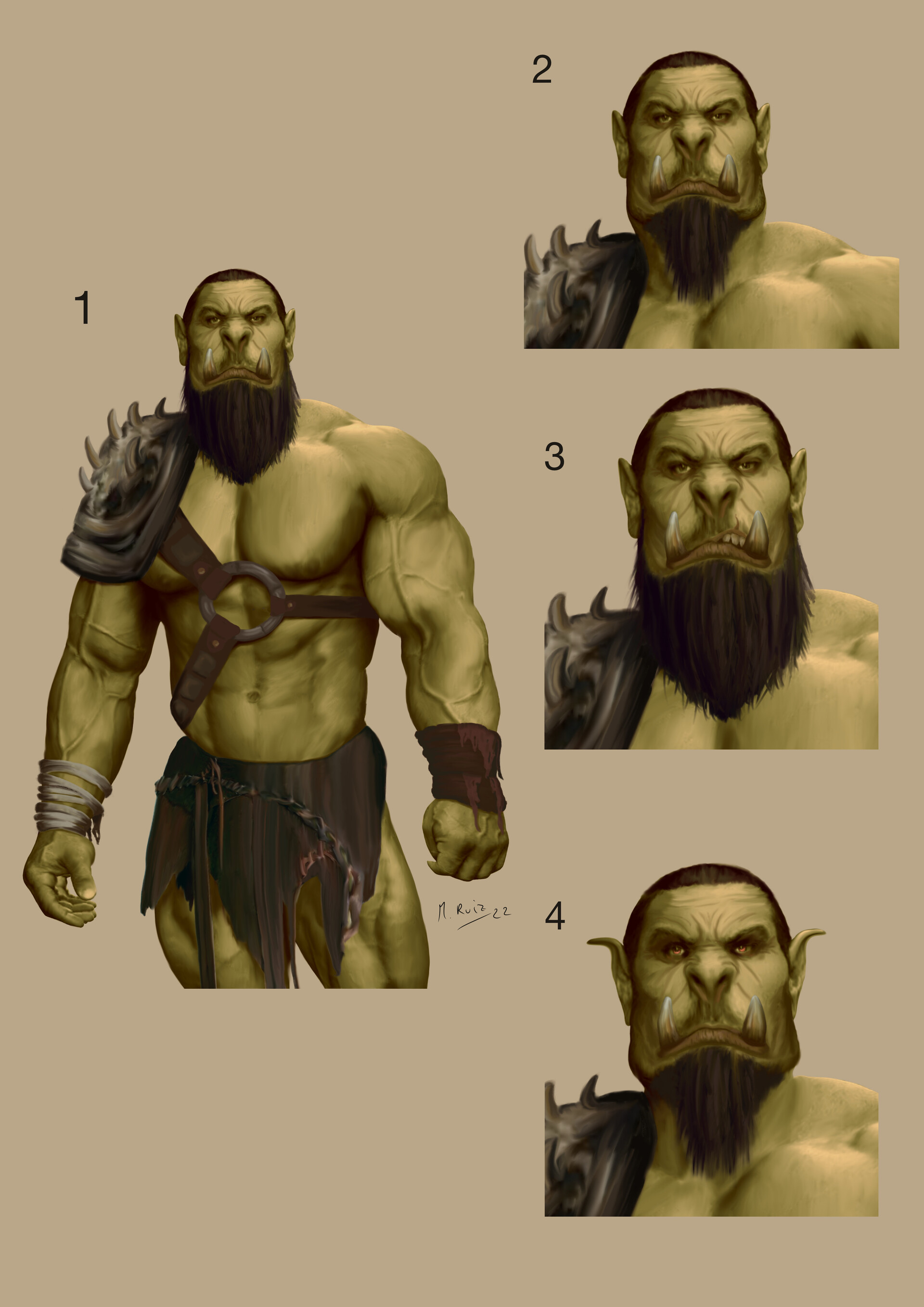 ArtStation - Orc concept art