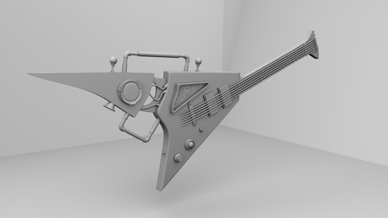 ArtStation - 3D Guitar