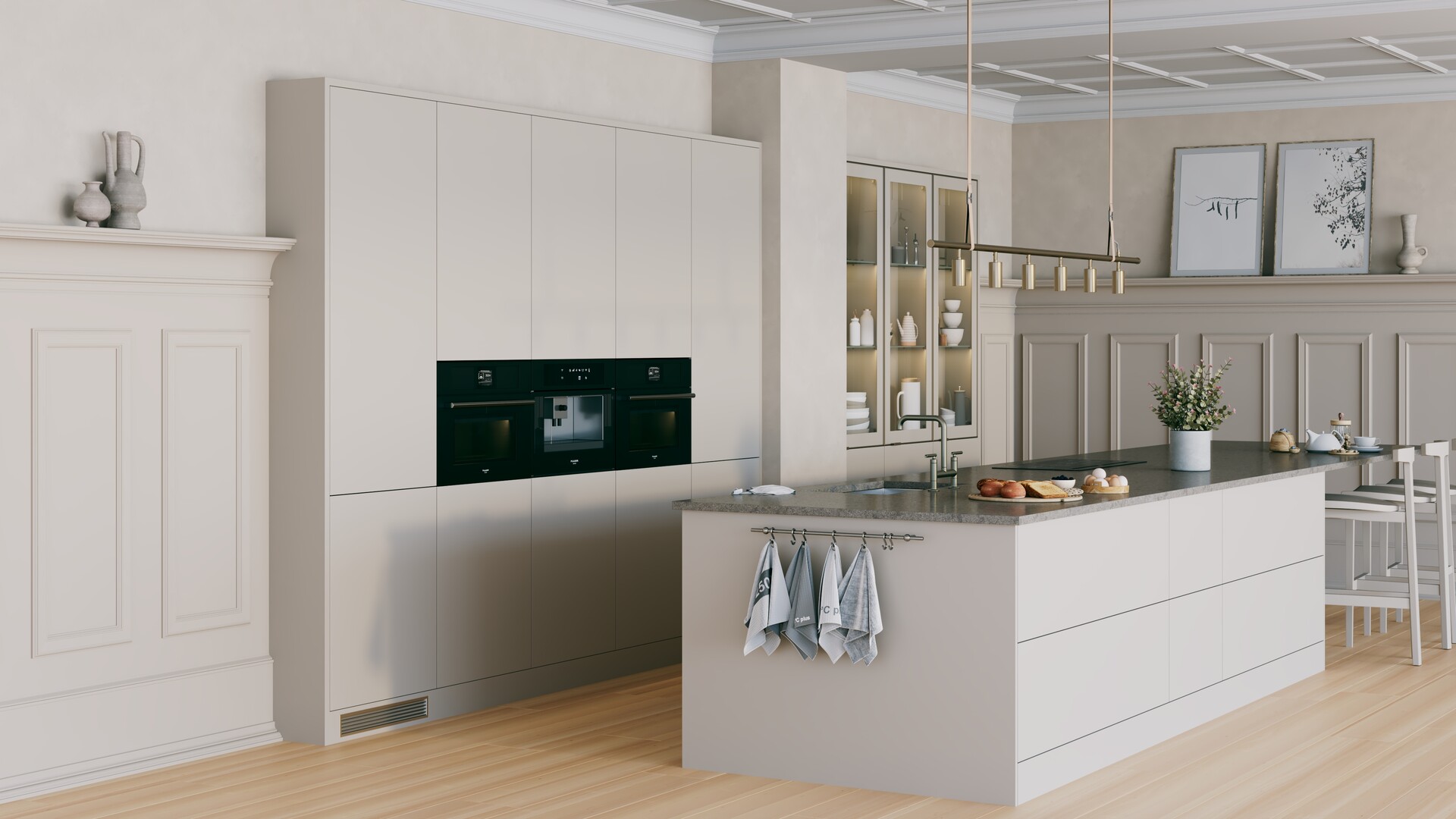 ArtStation - Lifestyle 3D Renders of a Modern Kitchen Set