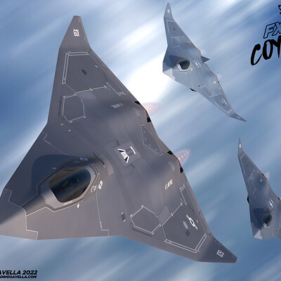 Rodrigo Avella - Black Coyote FX - Sixth generation fighter concept