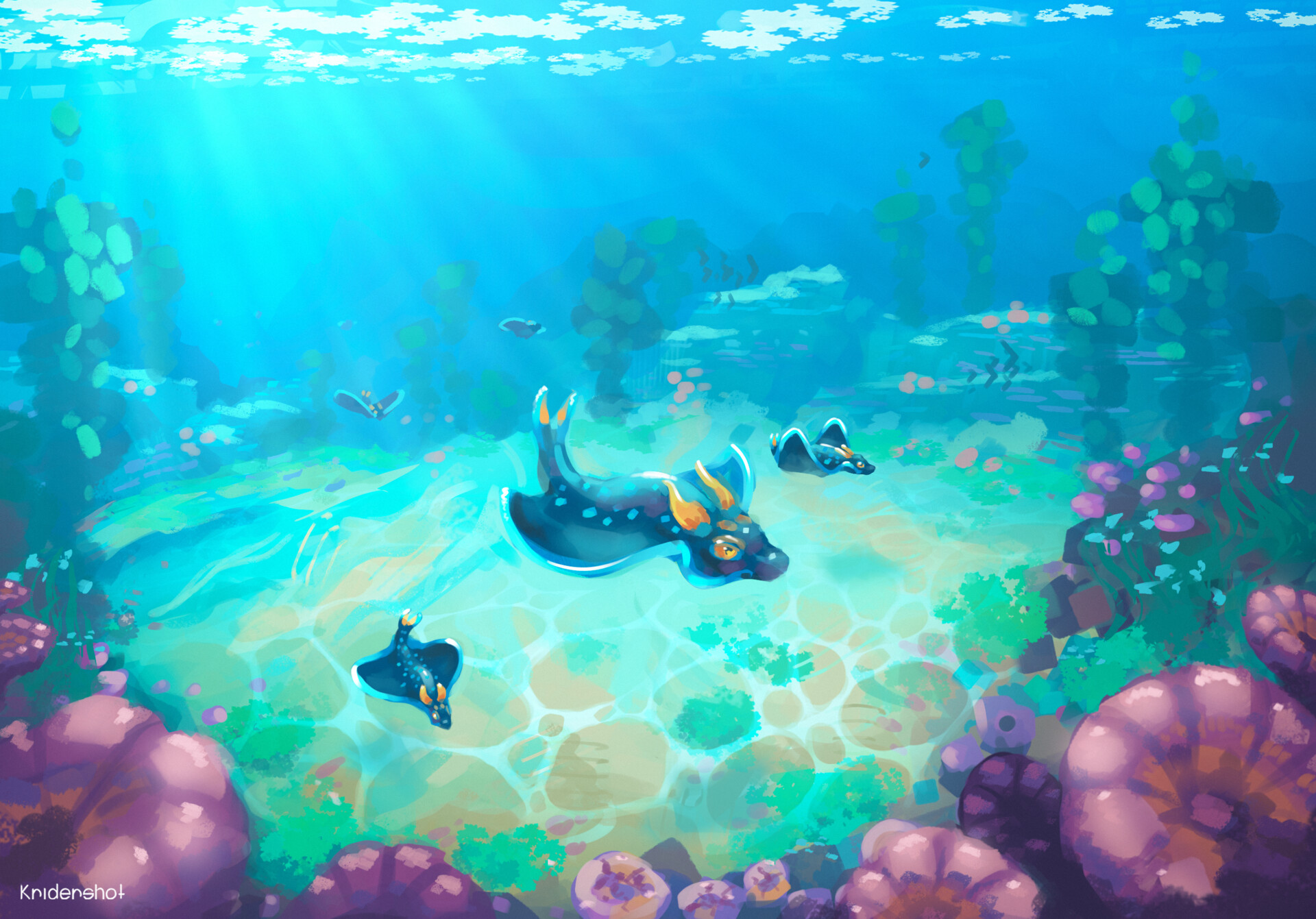 ArtStation - Subnautica Rabbit Rays