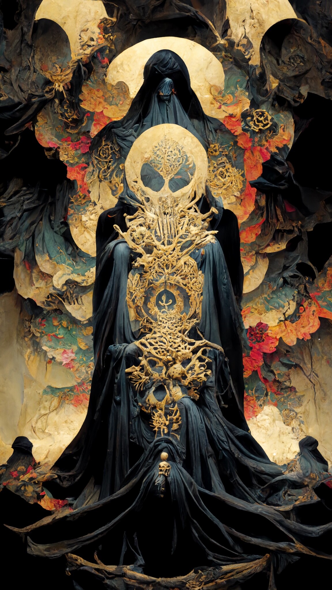 ArtStation - Goddess of Death, observing the realms