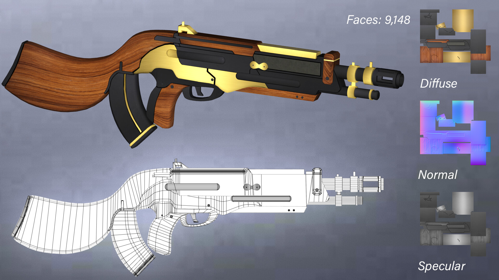 ArtStation - Injustice 2 Gorilla Soldier Gun 2