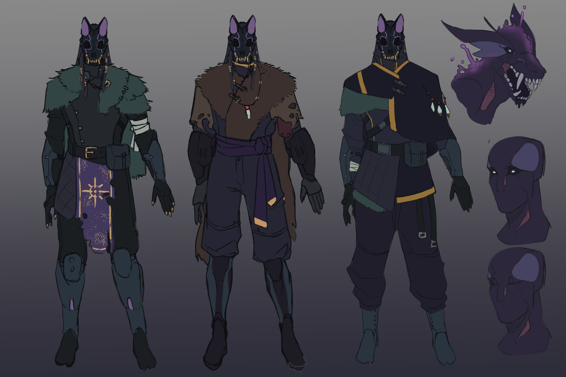 Ana Clara Cataud - Black fang character design