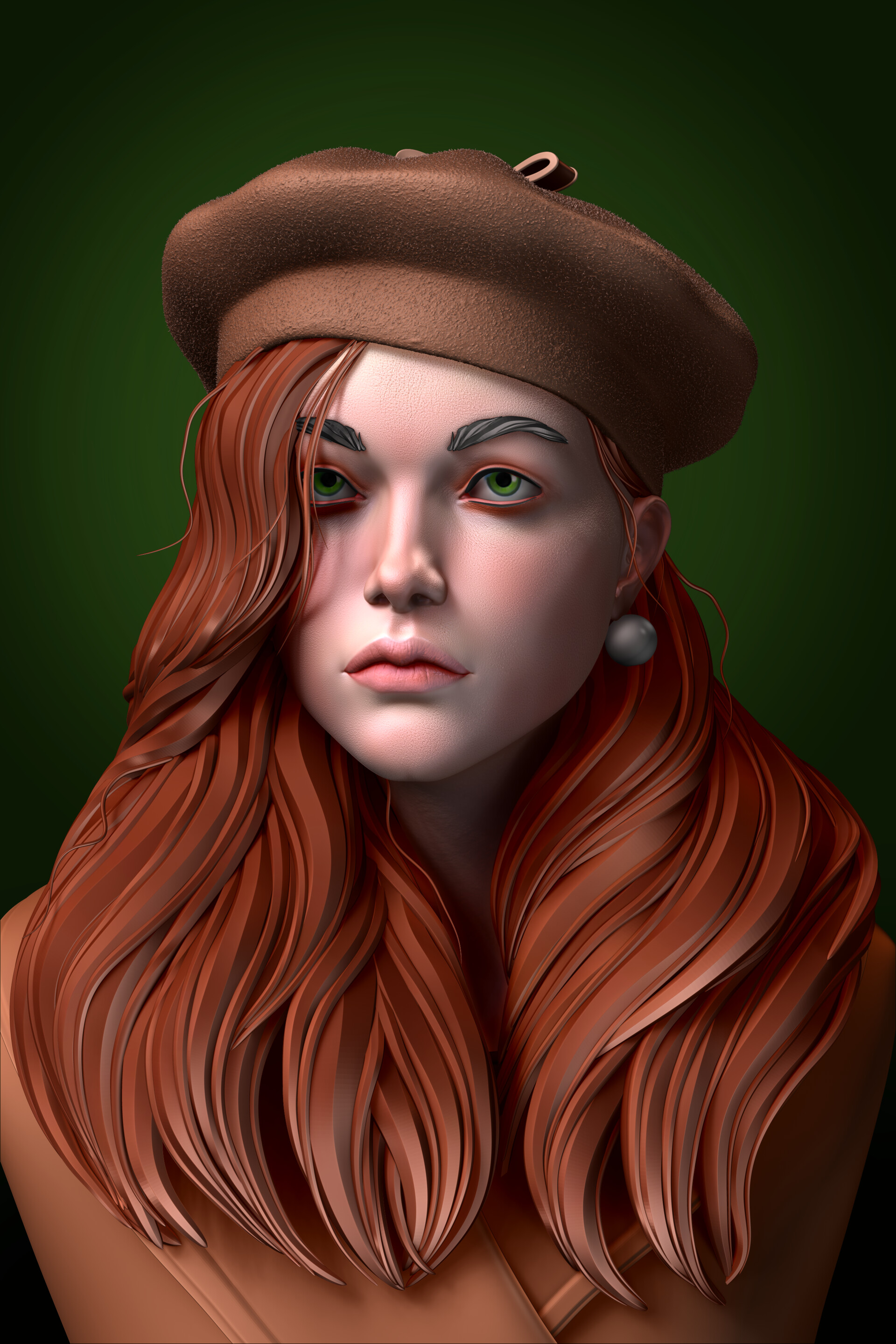ArtStation - Stylized girl head practice